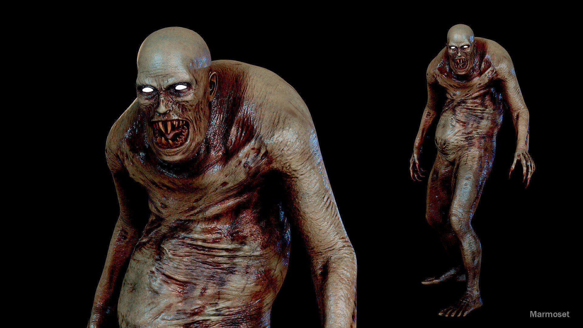 Fat Monster Character - 3D Model by HelenNova