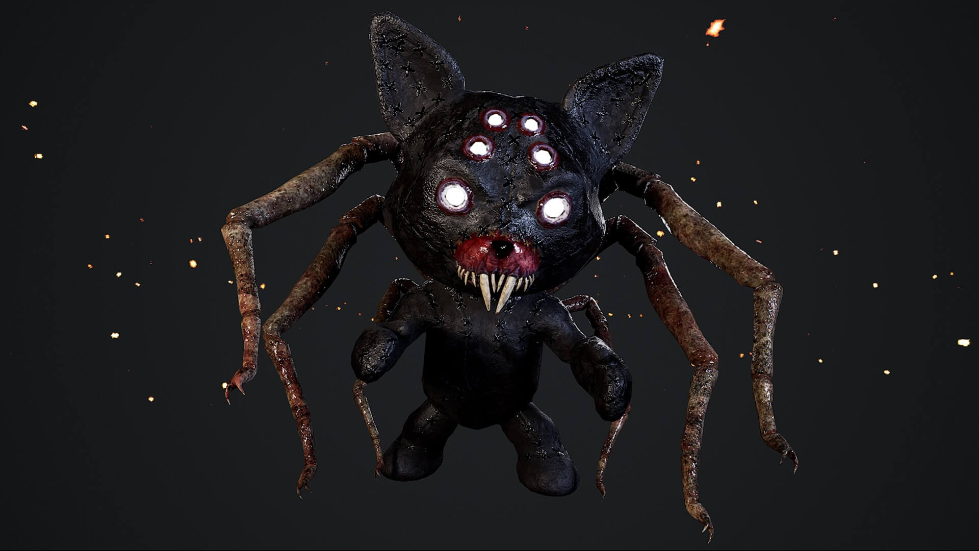 Horror Foxy Character - 3D Model by HelenNova