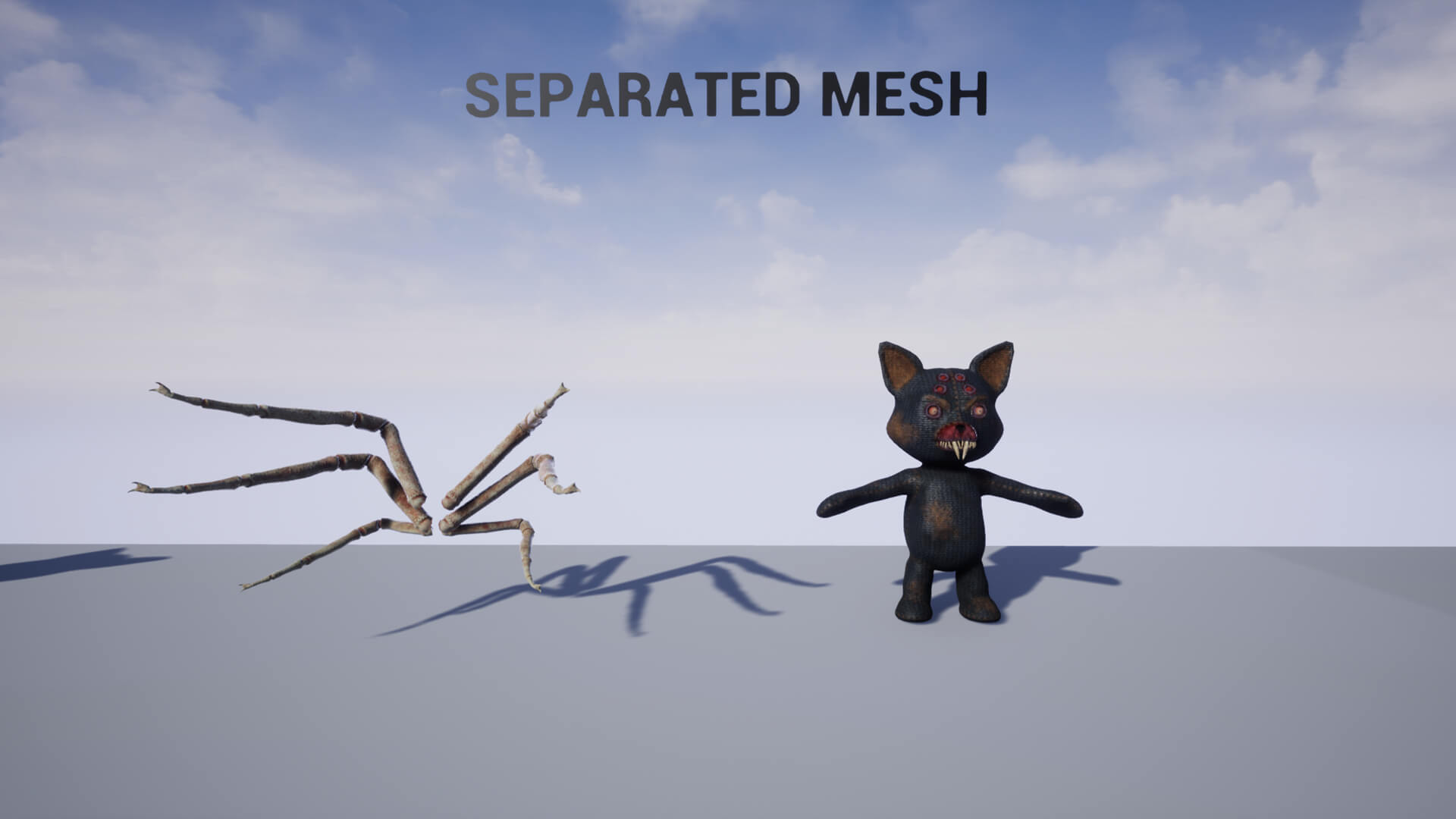 Horror Foxy Character - 3D Model by HelenNova