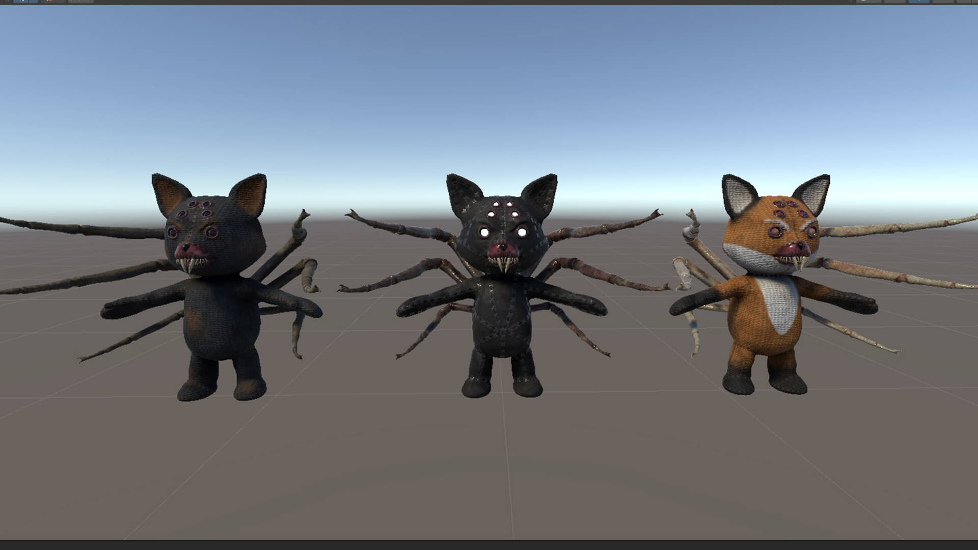 Horror Foxy Character - 3D Model by HelenNova