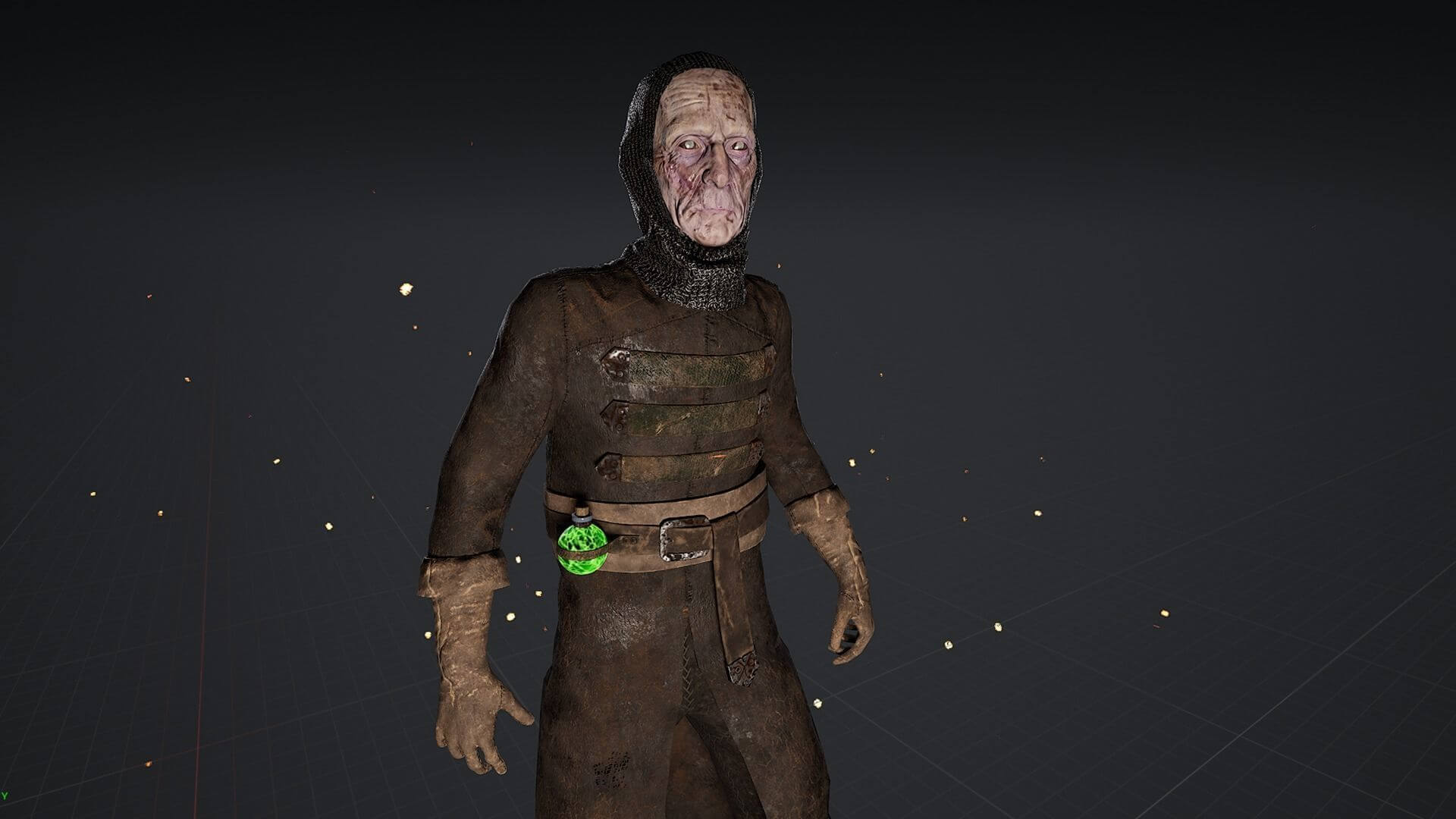 Plague Doctor Character - 3D Model by HelenNova