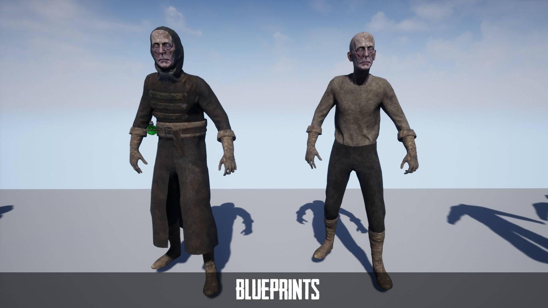 Plague Doctor Character - 3D Model by HelenNova