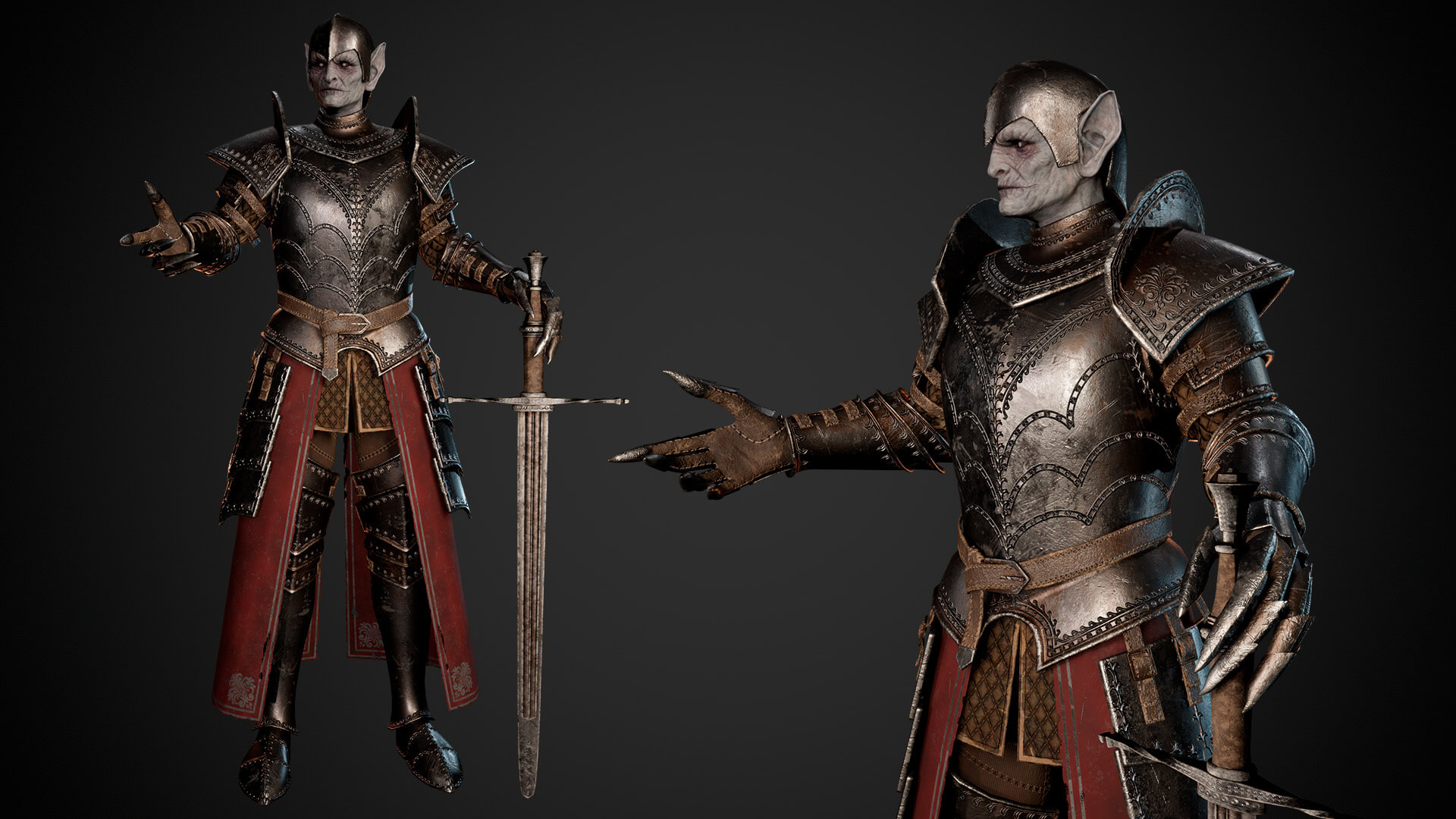 Vampire Lord Character - 3D Model by HelenNova