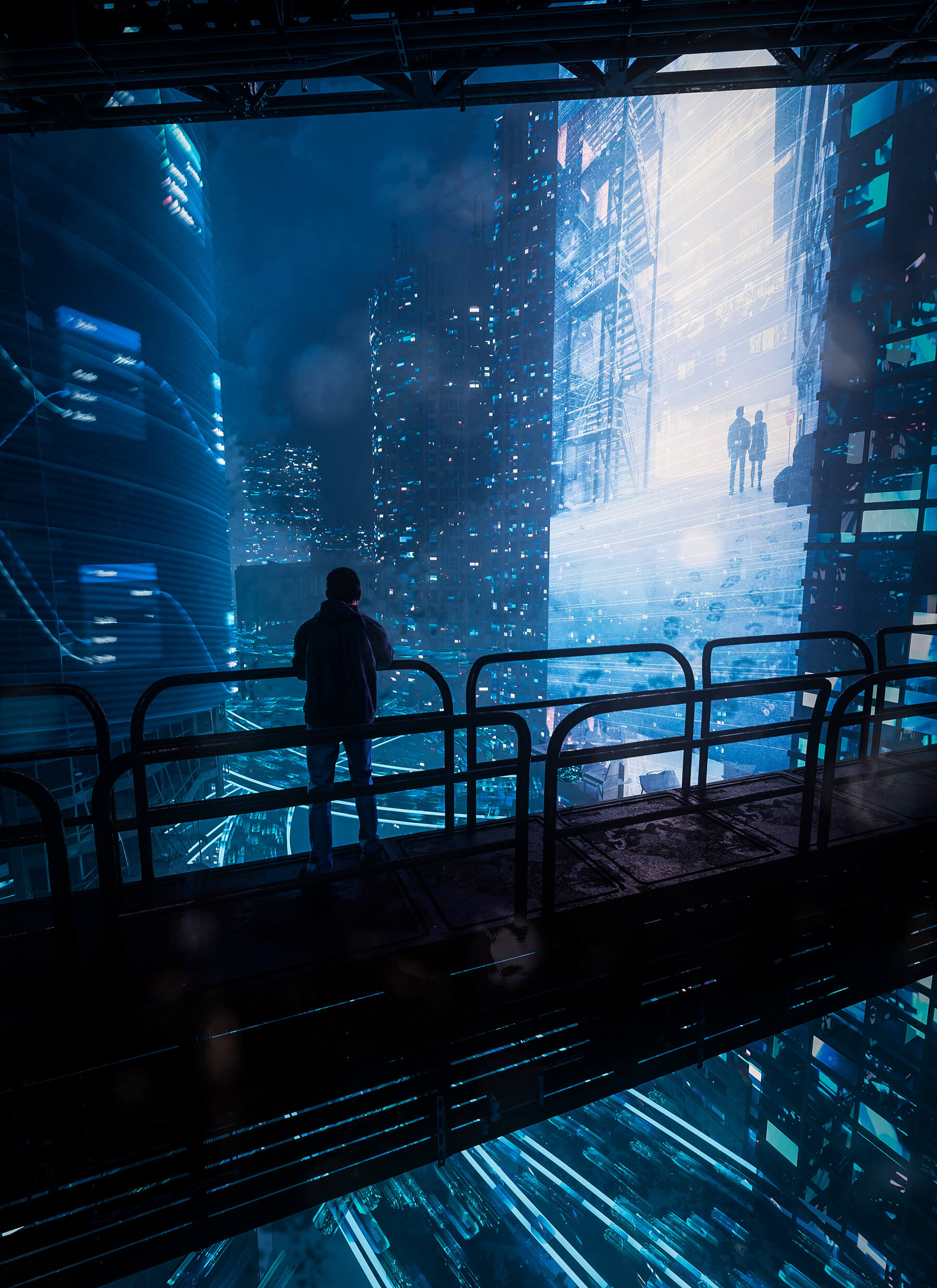 Gaze 3D Render, Digital Art by HelloRuler