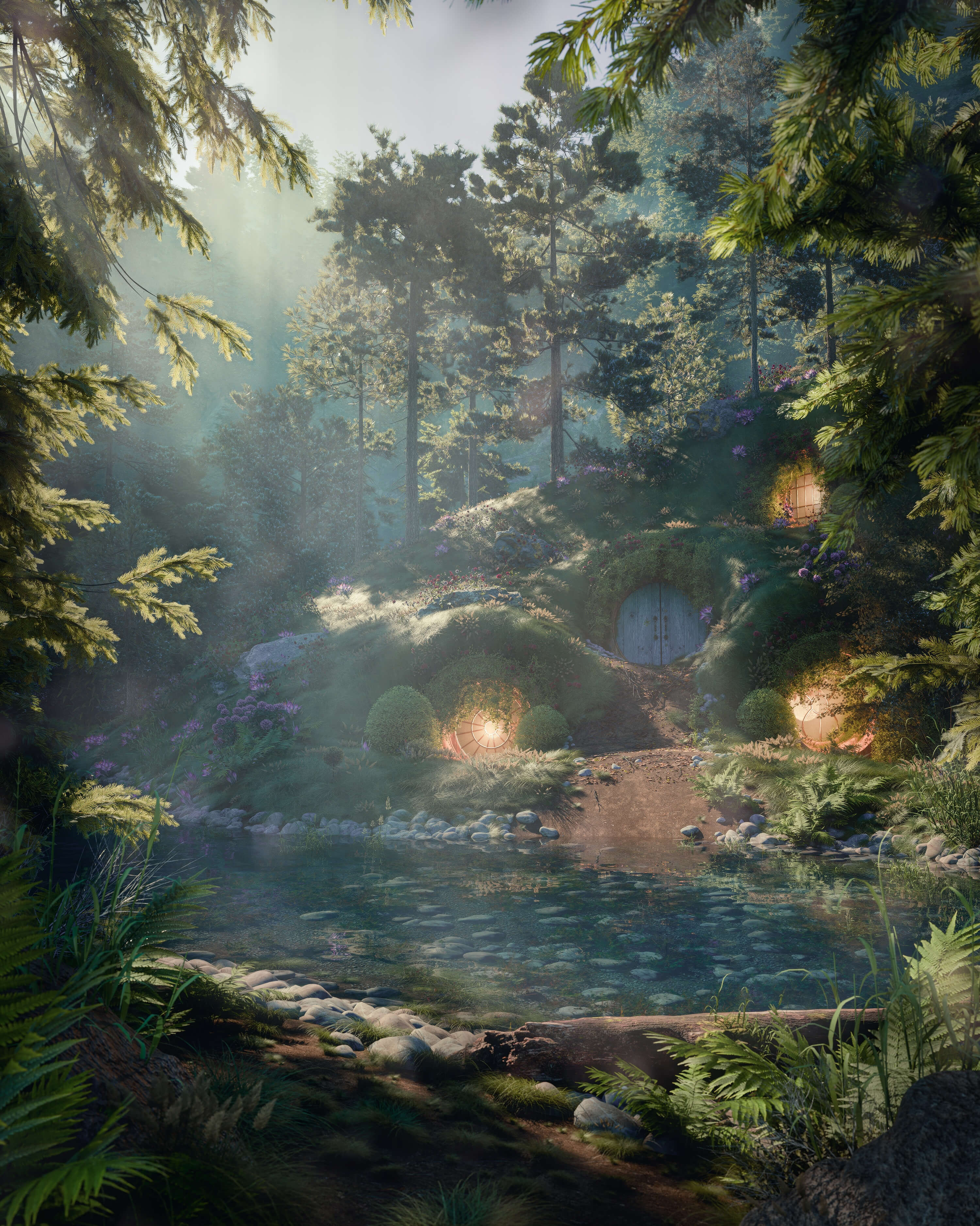 Thaw 3D Render, Digital Art by HelloRuler