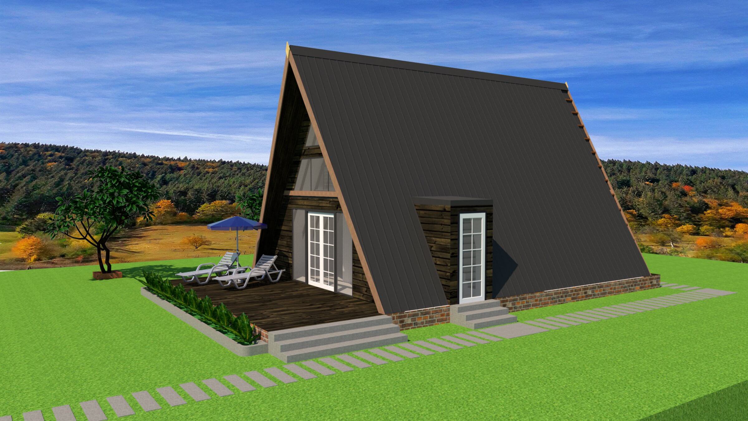 Farm House - 3D Model by hemanyudom