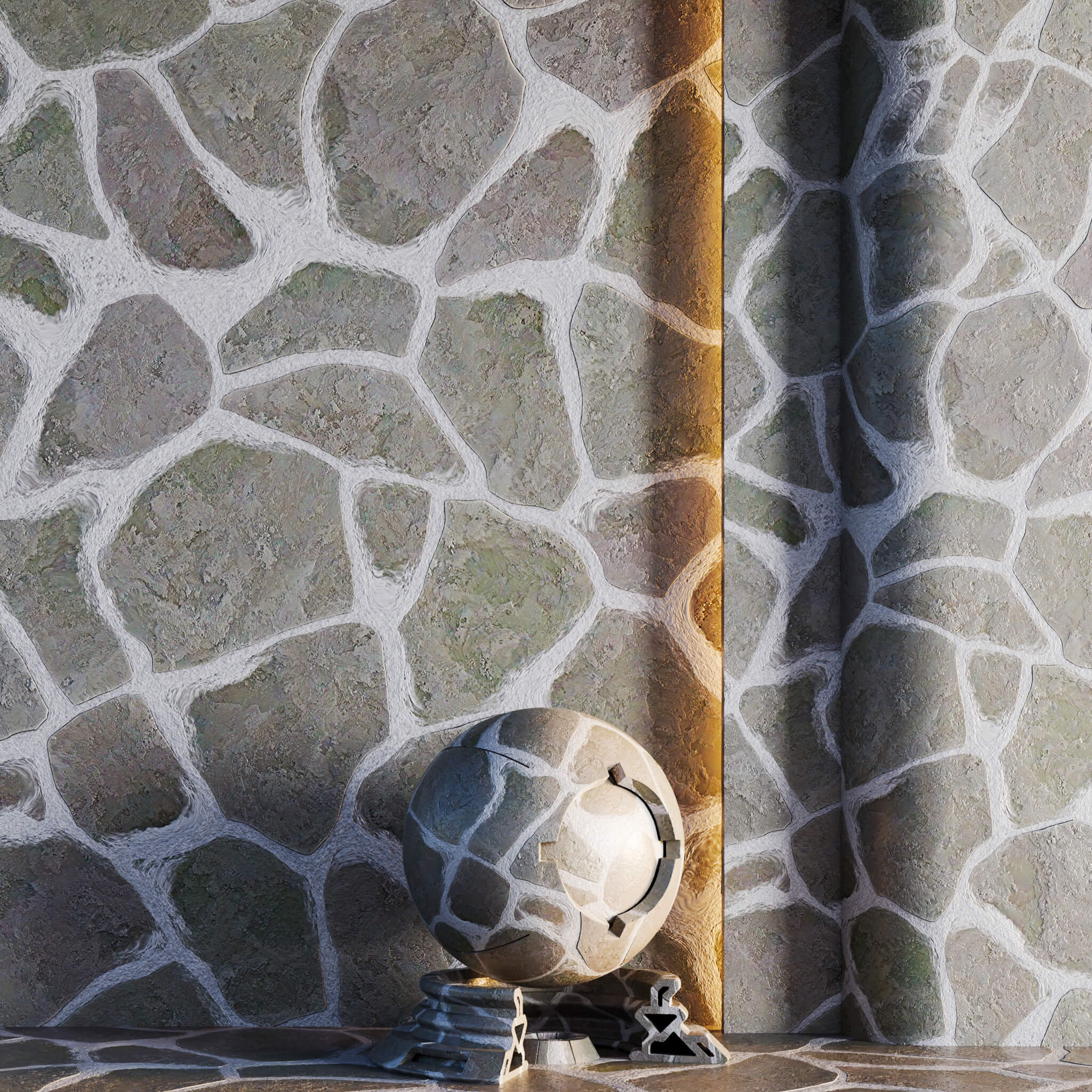H62 Stone - PBR - 4K - 3ds Max - Blender 3D Material or Shader by Hemase