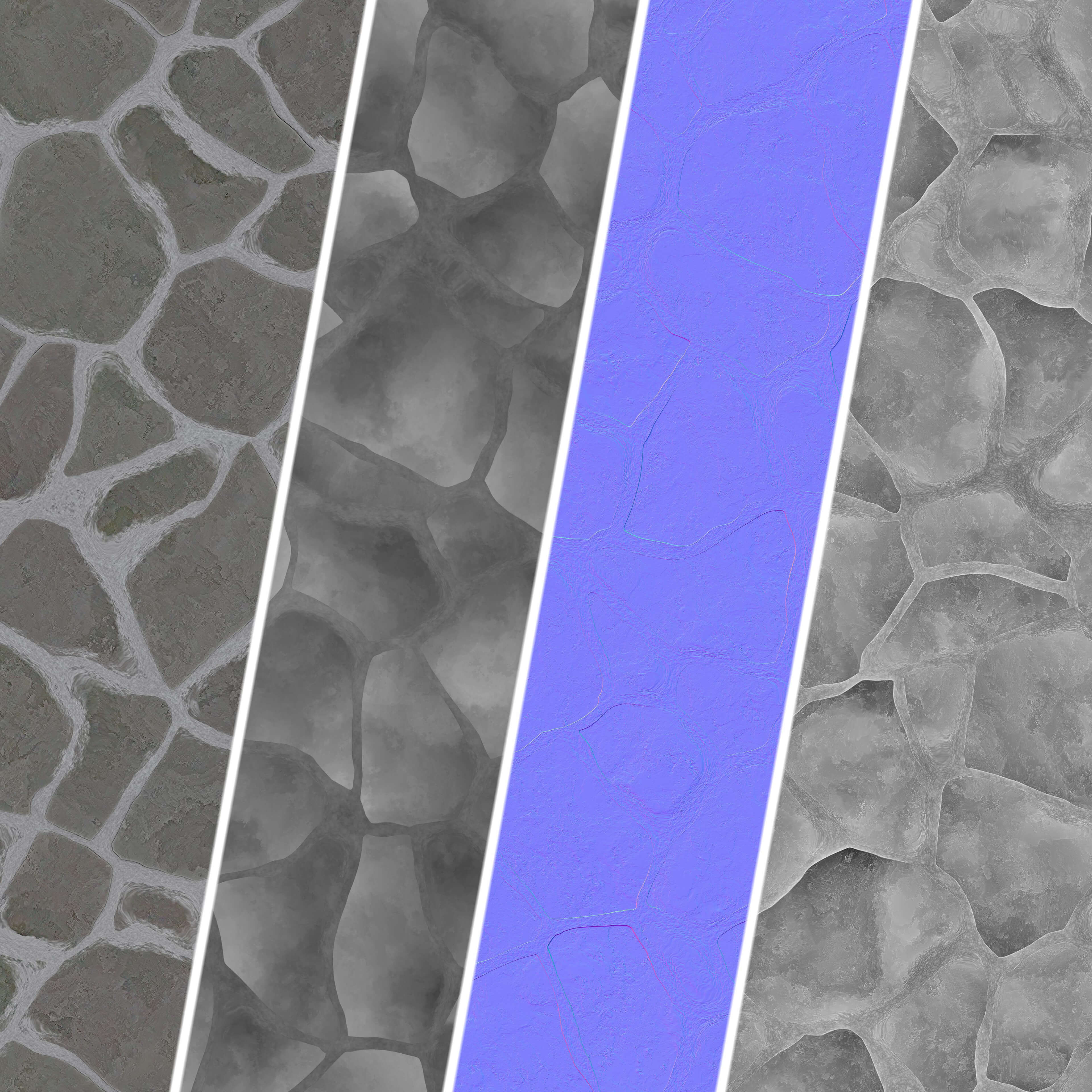 H62 Stone - PBR - 4K - 3ds Max - Blender 3D Material or Shader by Hemase