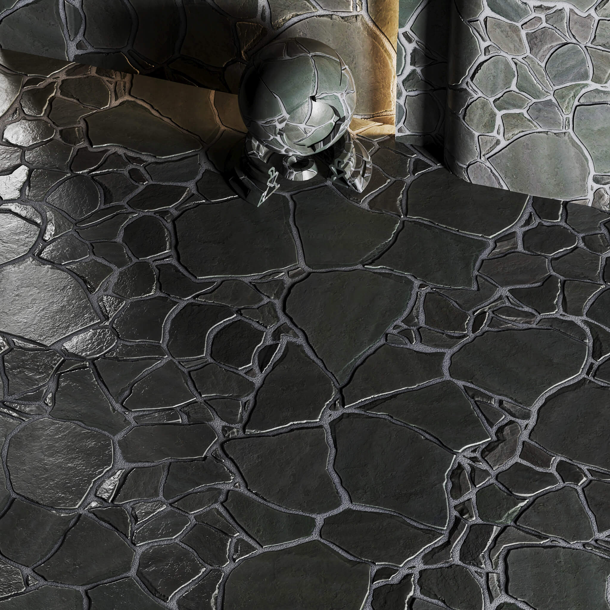 HB01 - 10 Stone Materials - PBR - 4K - Seamless by Hemase