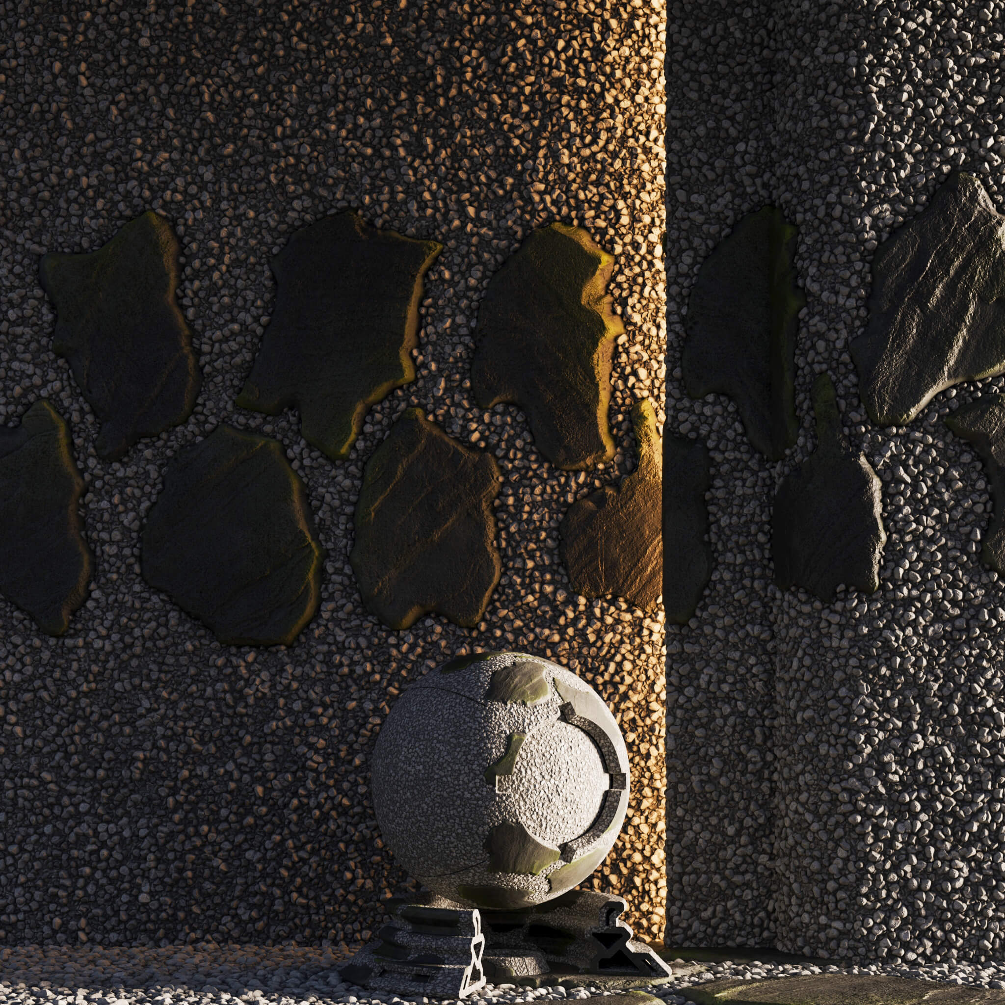 HB01 - 10 Stone Materials - PBR - 4K - Seamless by Hemase