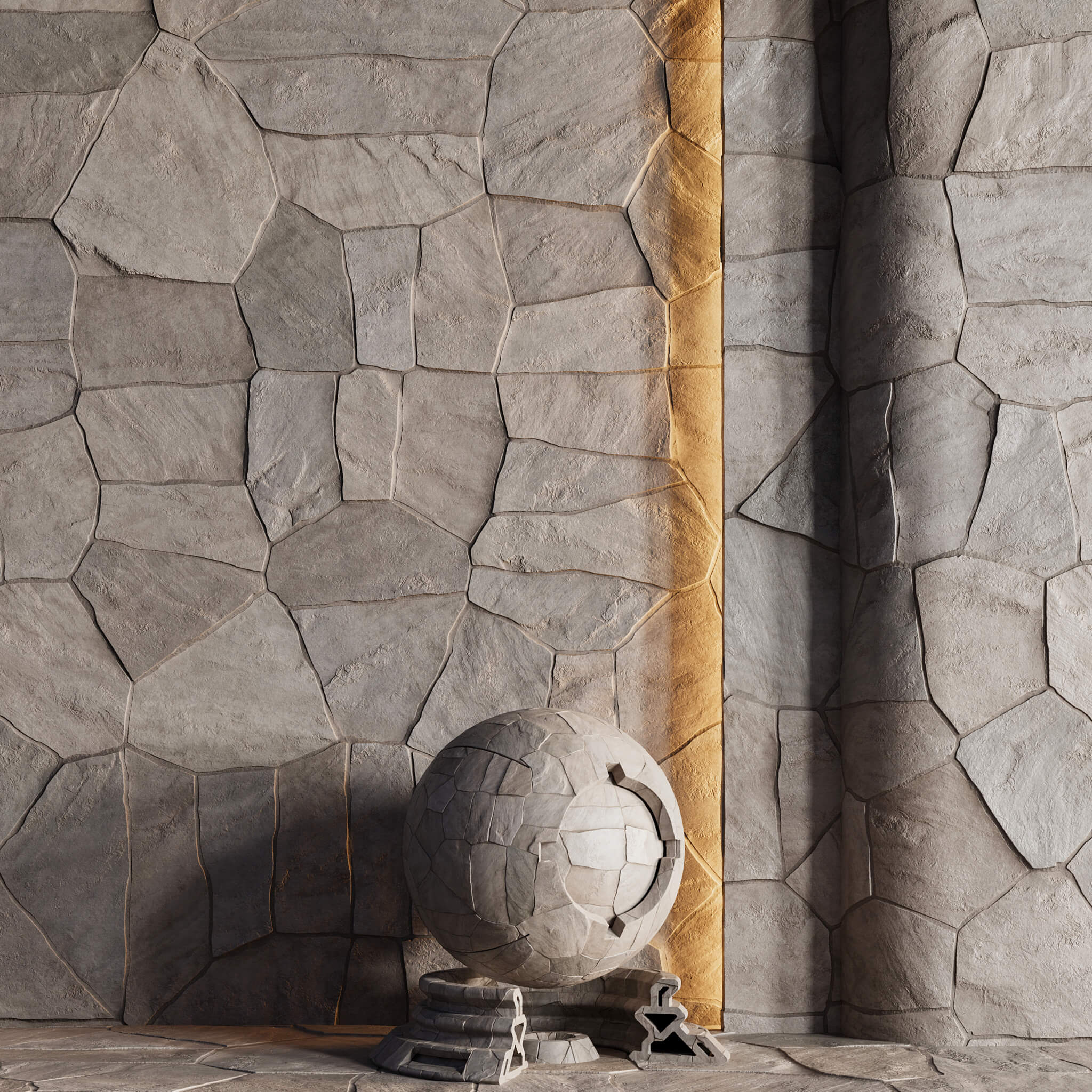 HB01 - 10 Stone Materials - PBR - 4K - Seamless by Hemase