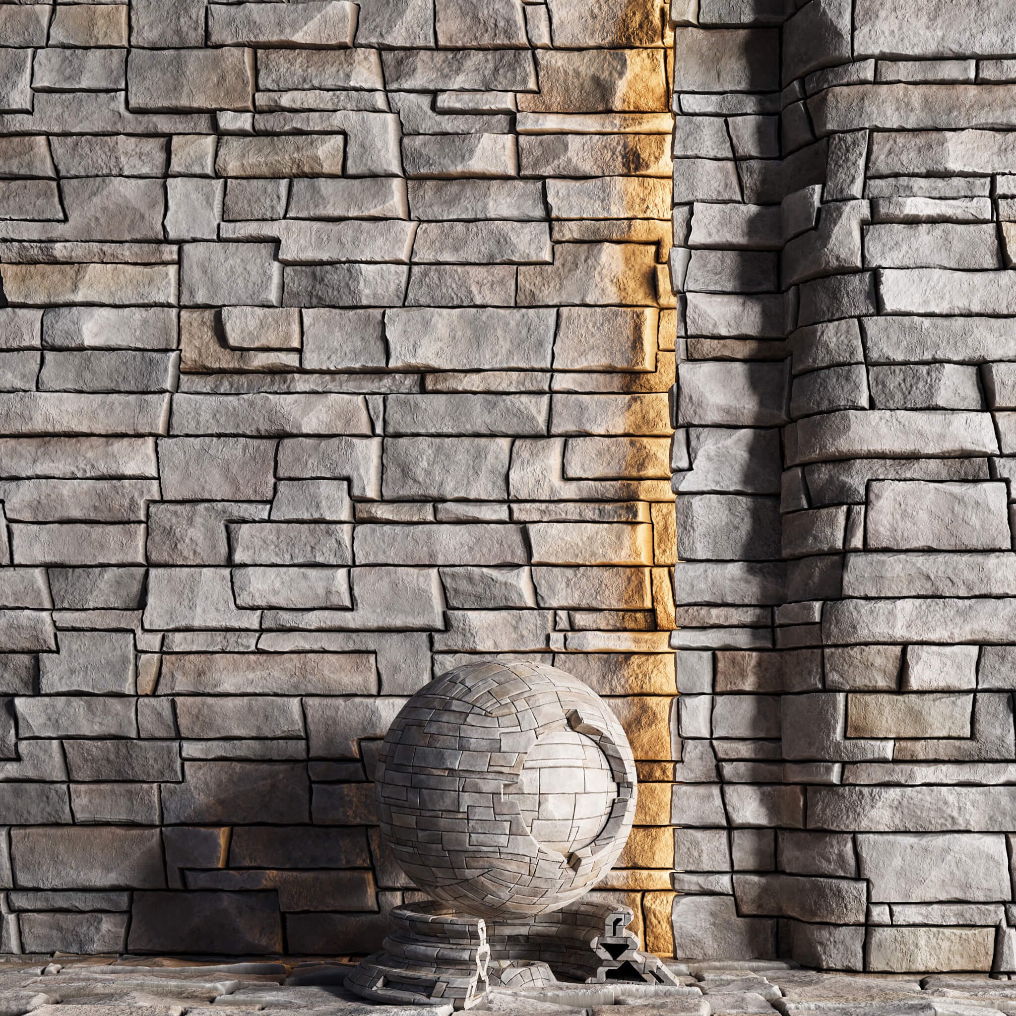 HB02 - 10 Stone Materials - PBR - 4k - Seamless by Hemase