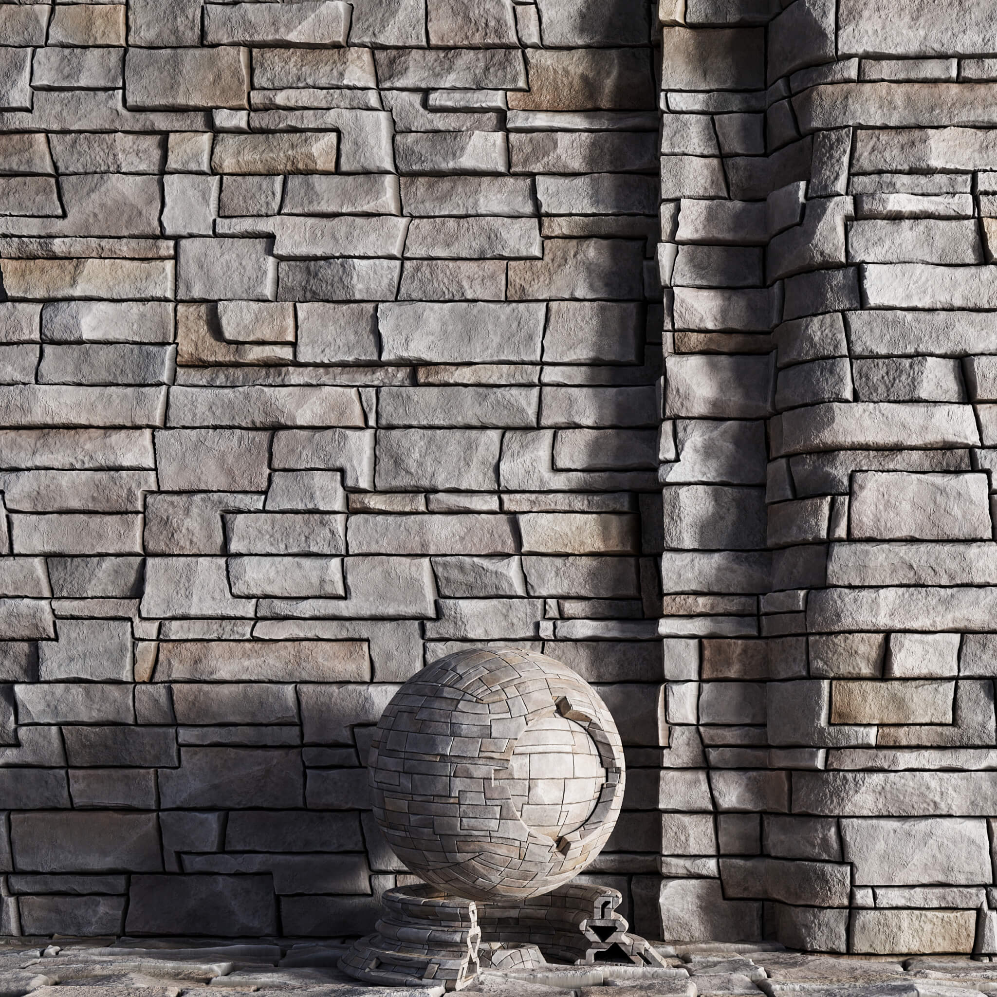 H79 Stone - PBR - 4K - 3ds Max - Blender 3D Material or Shader by Hemase