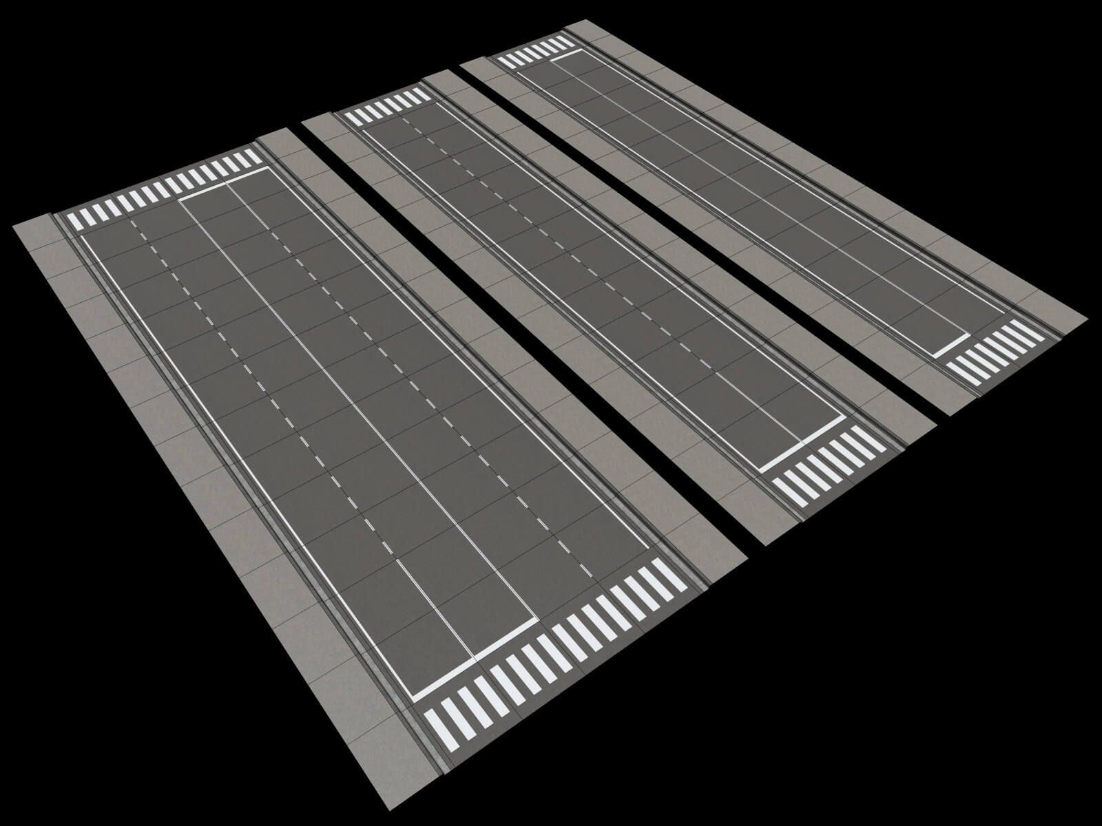 City Streets Construction Kit - 3D Model by Hend_Z