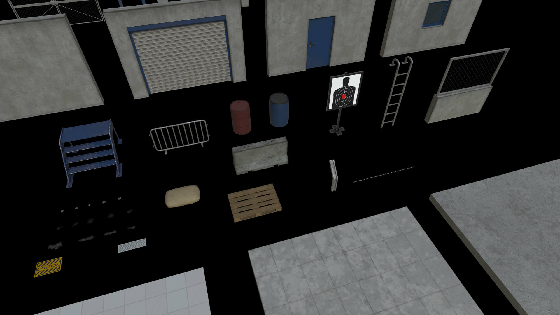 Lowpoly FPS Modular Map Kit - 3D Model by Hend_Z