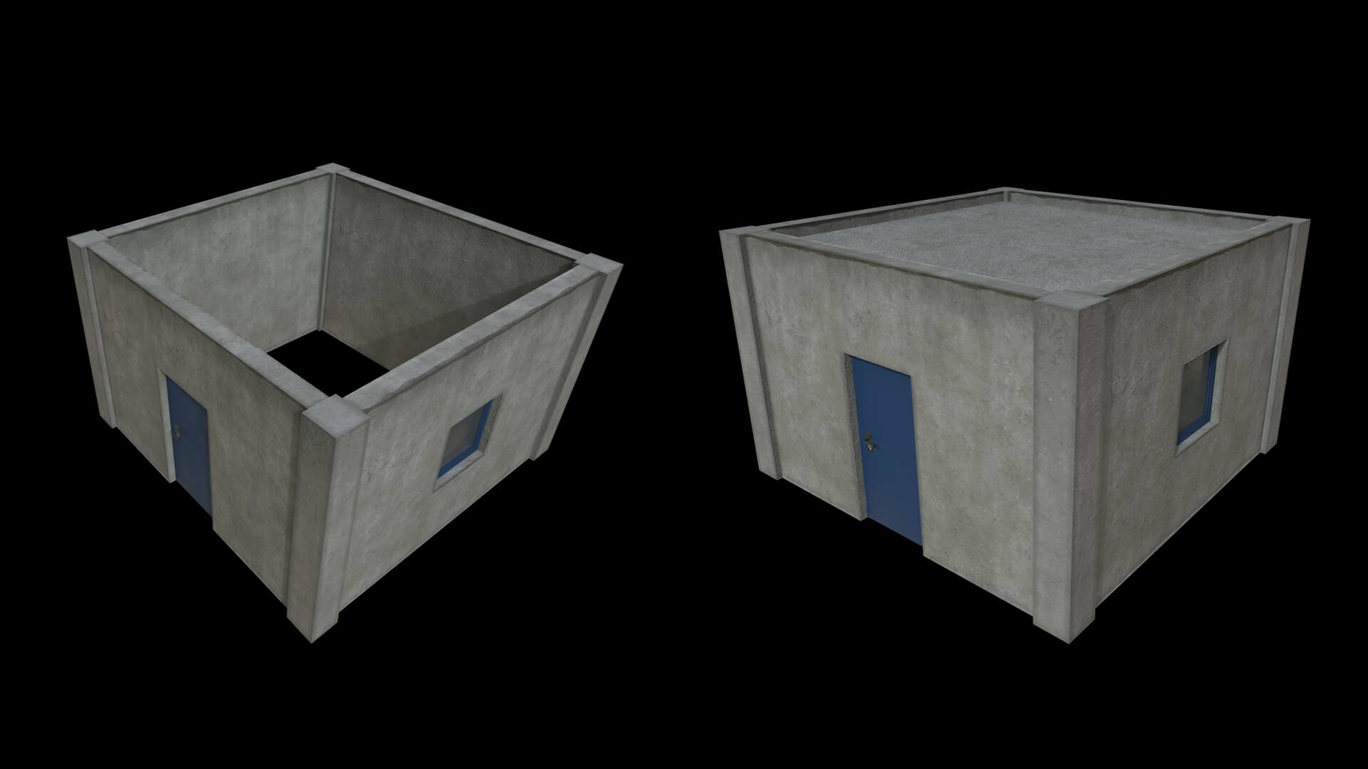 Lowpoly FPS Modular Map Kit - 3D Model by Hend_Z