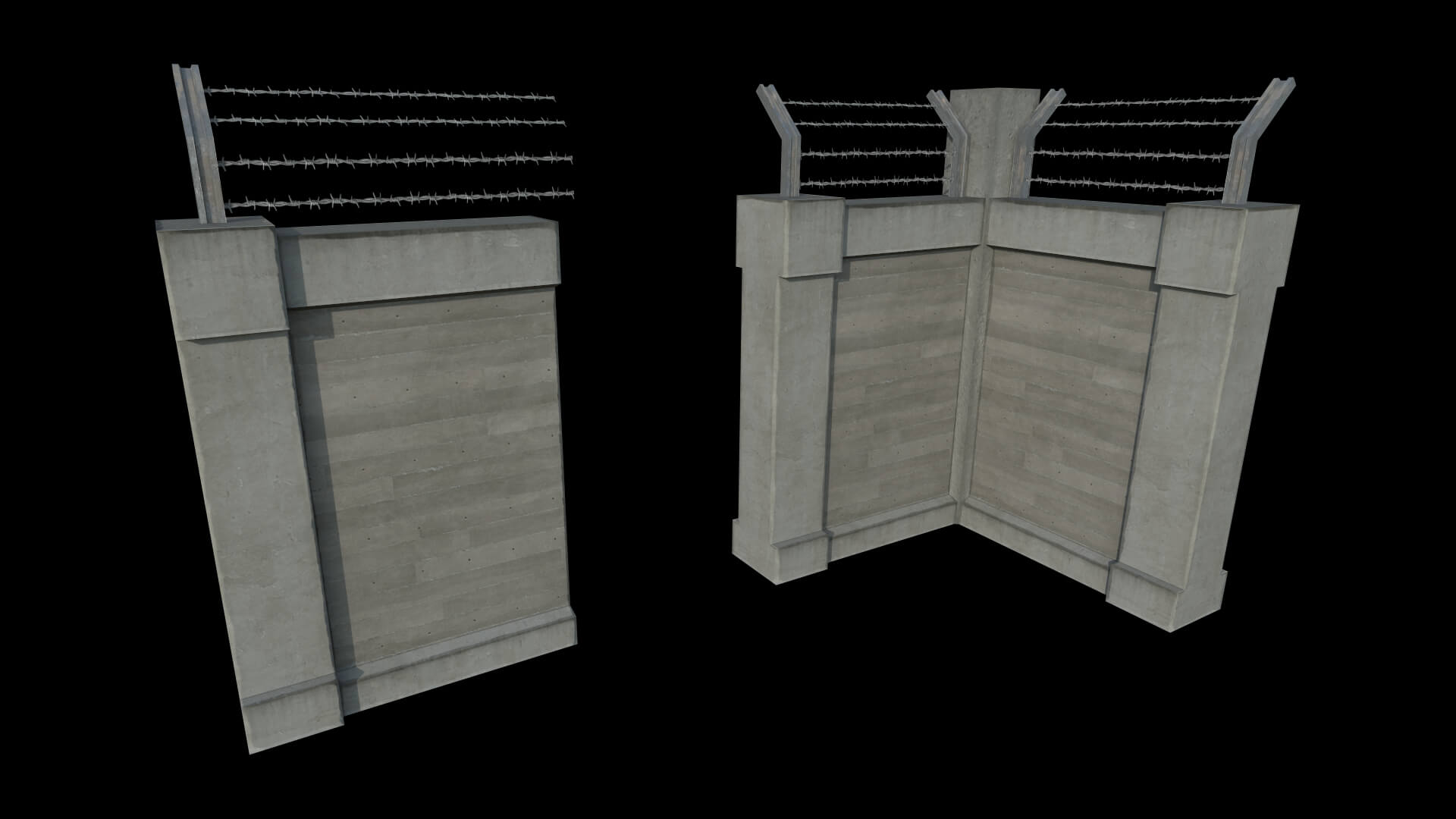 Lowpoly FPS Modular Map Kit - 3D Model by Hend_Z