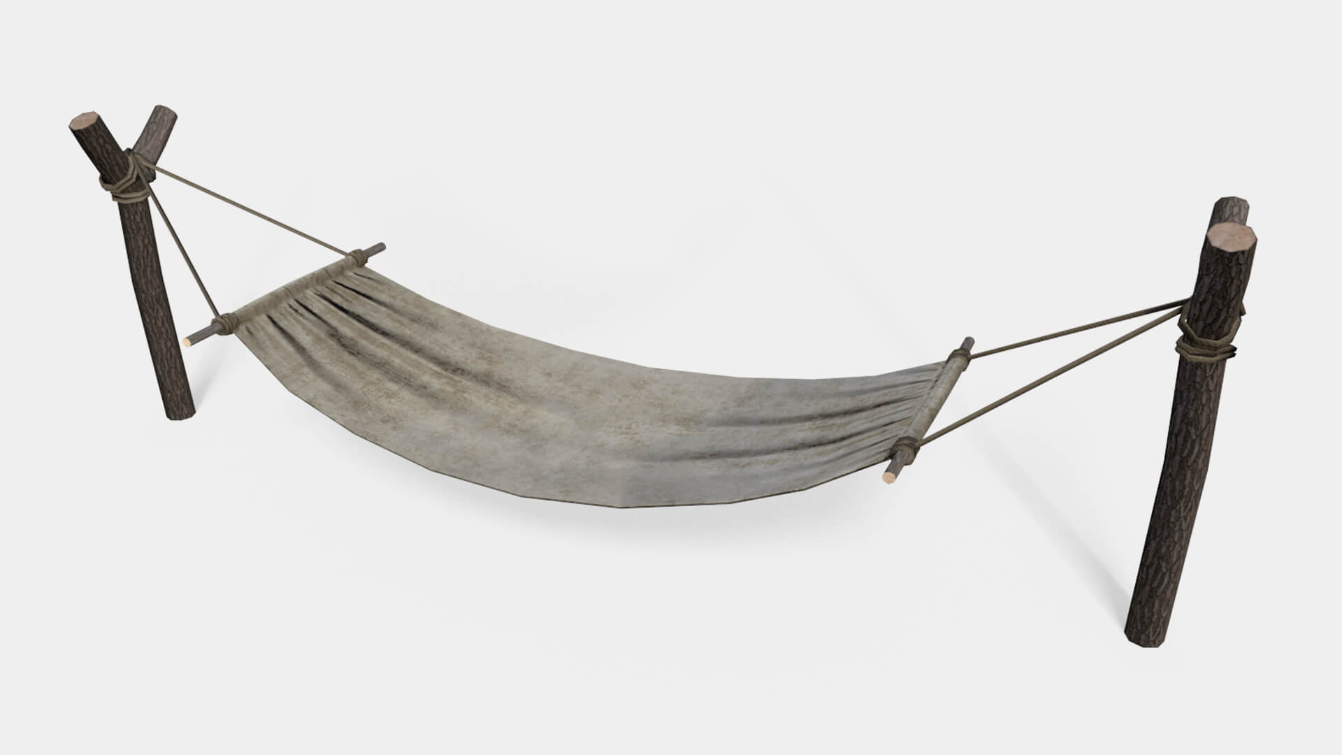 Lowpoly Hammock - 3D Model by Hend_Z