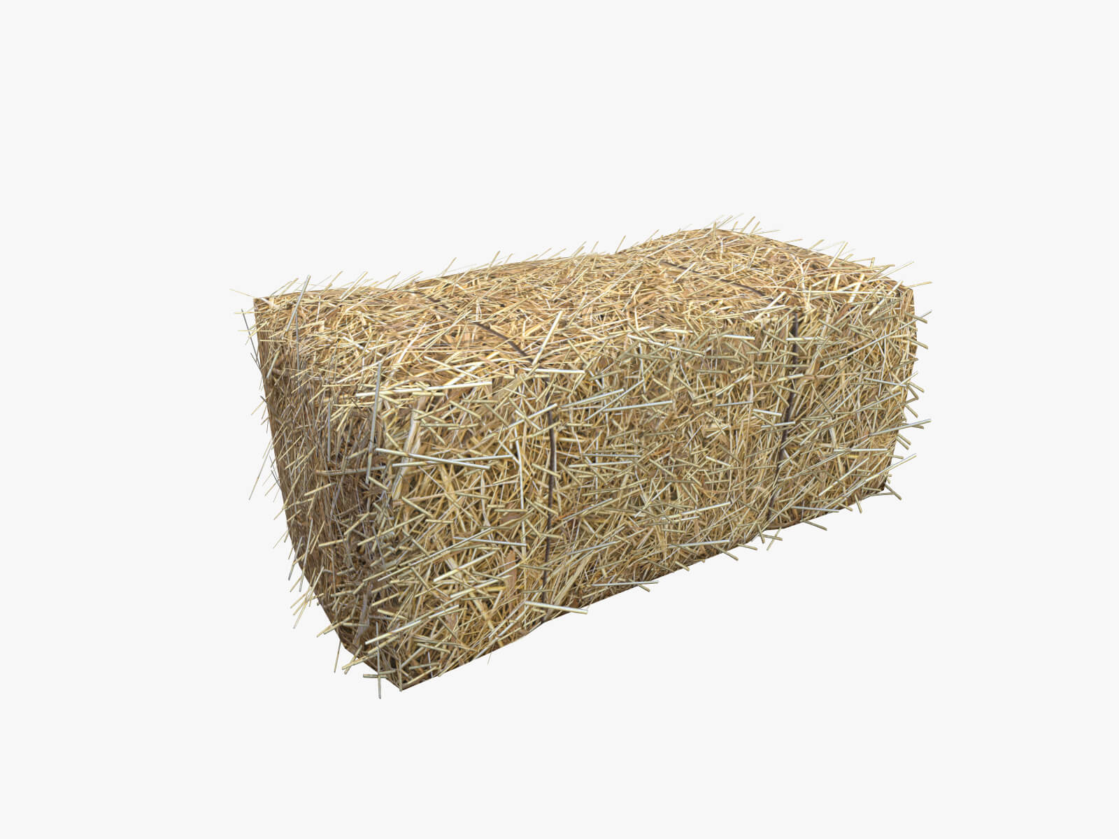 Low Poly Hay Bale With Lod - 3D Model by Hend_Z