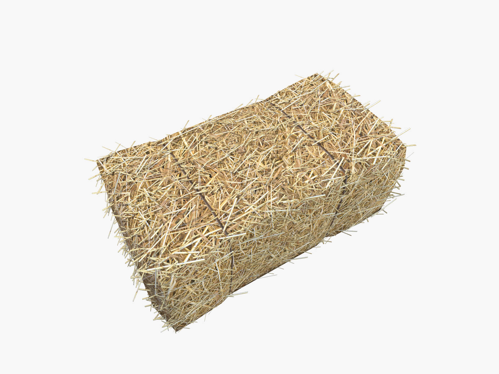 Low Poly Hay Bale With Lod - 3D Model by Hend_Z