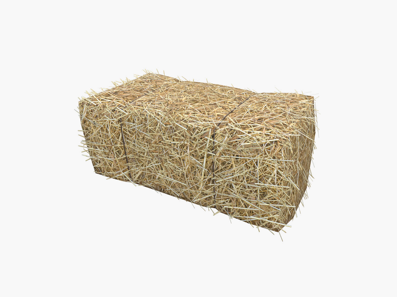 Low Poly Hay Bale With Lod - 3D Model by Hend_Z