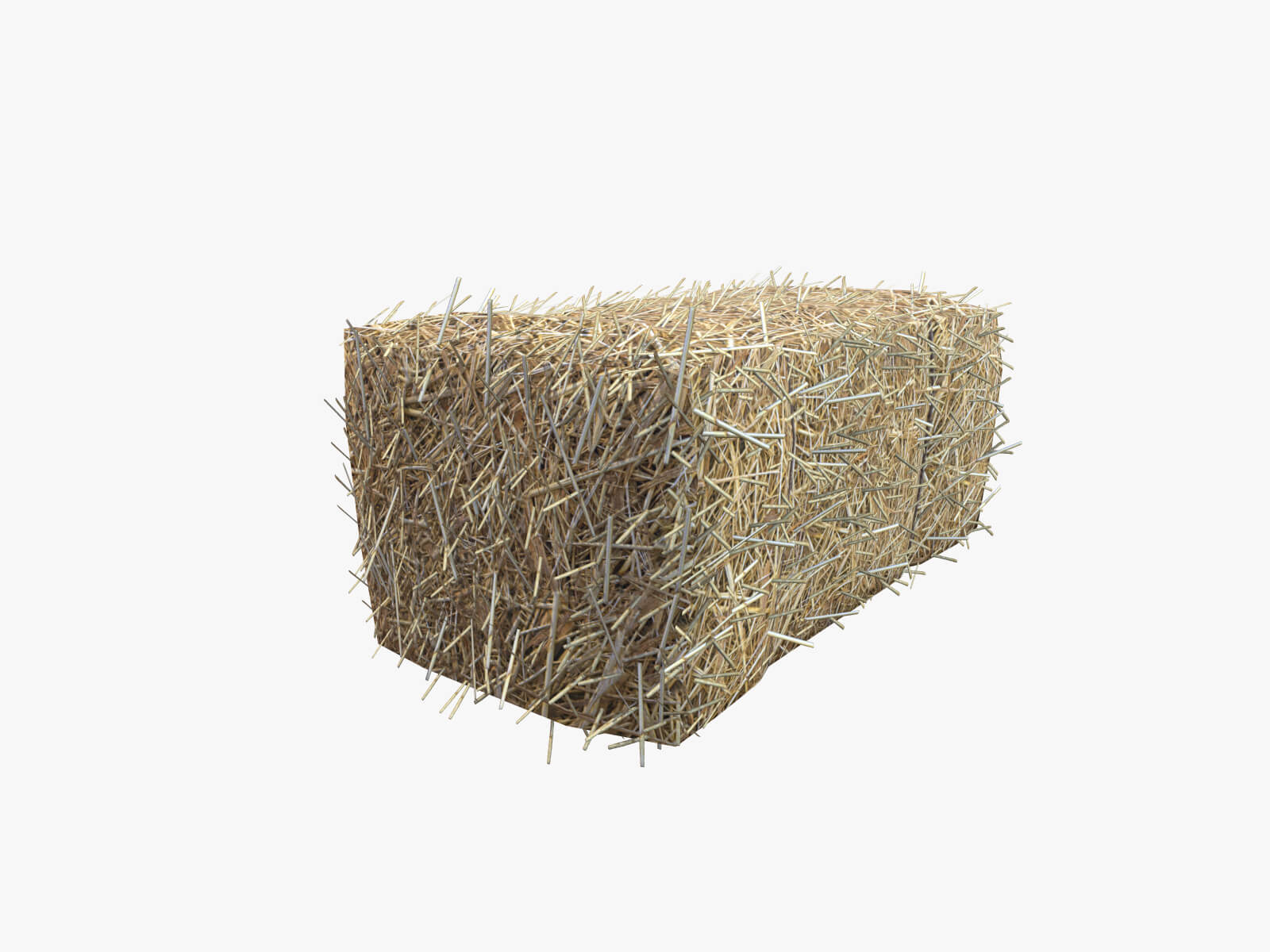 Low Poly Hay Bale With Lod - 3D Model by Hend_Z
