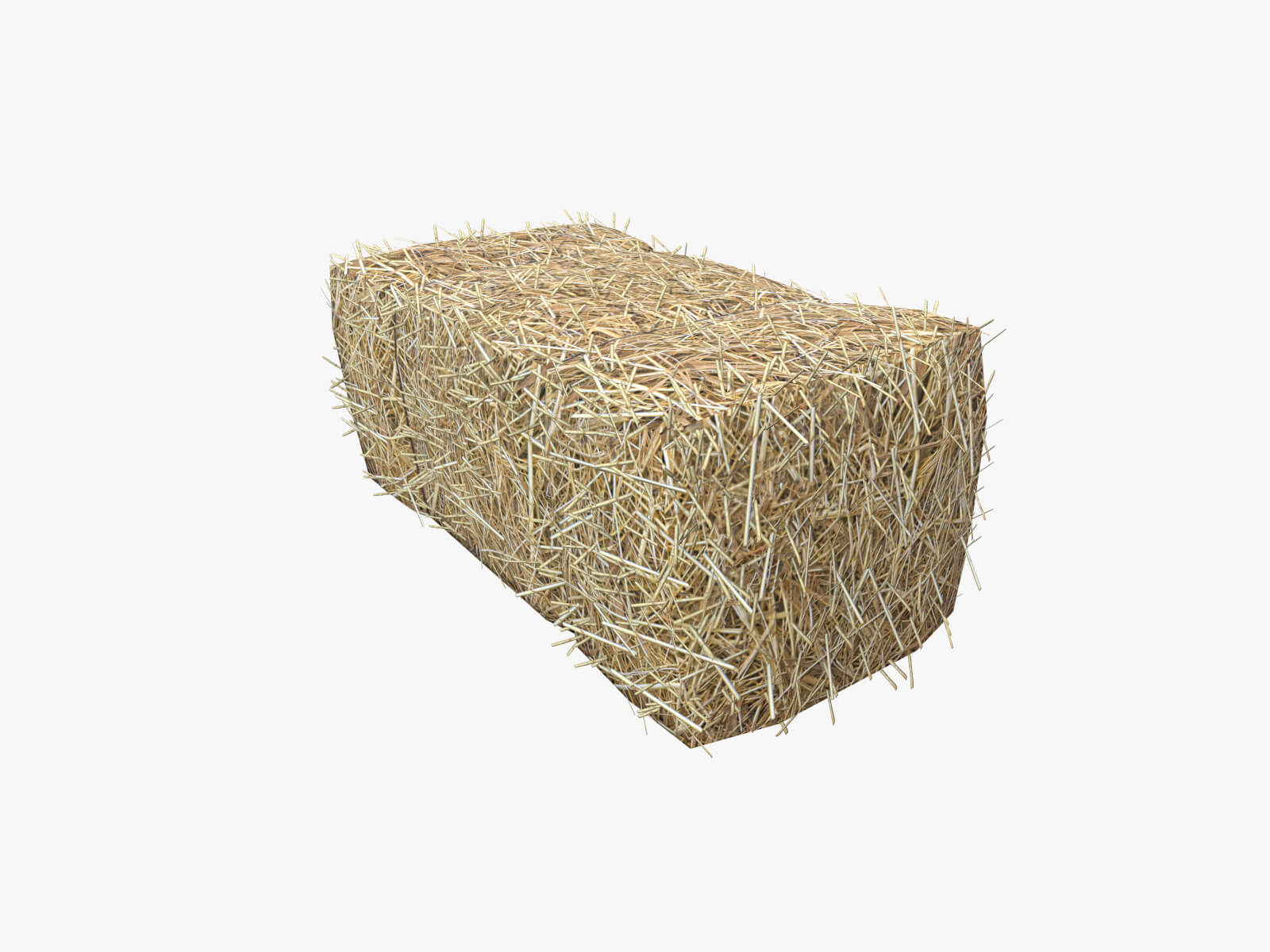 Low Poly Hay Bale With Lod - 3D Model by Hend_Z