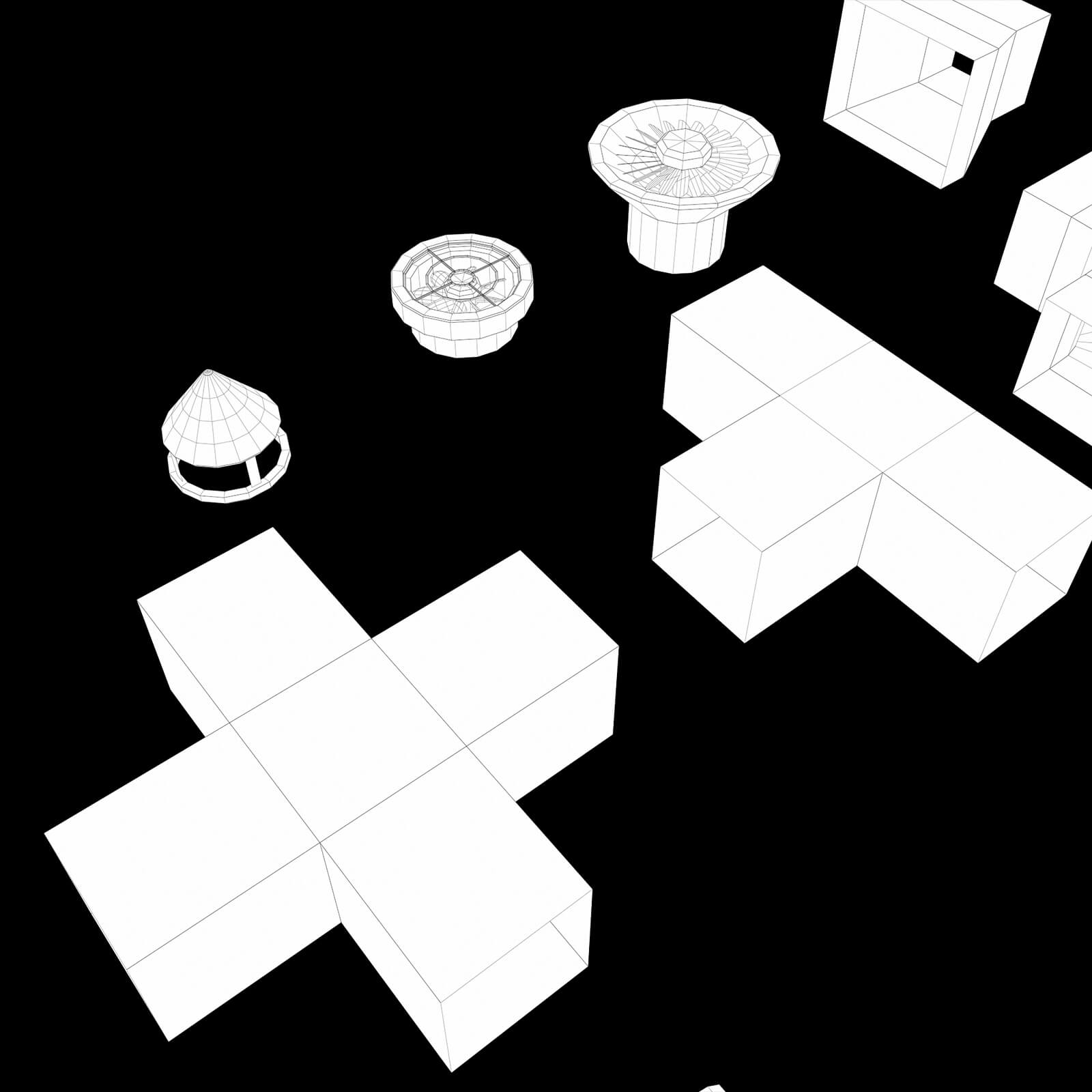 Lowpoly Modular Vents and Ducts - 3D Model by Hend_Z