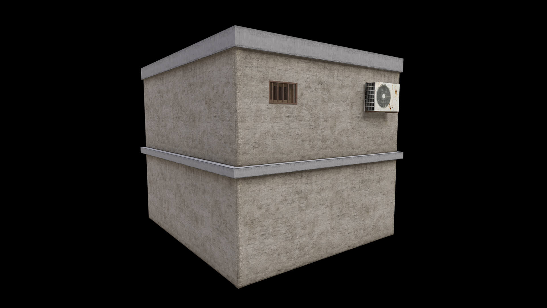 Low Poly Old House With Interior - 3D Model by Hend_Z