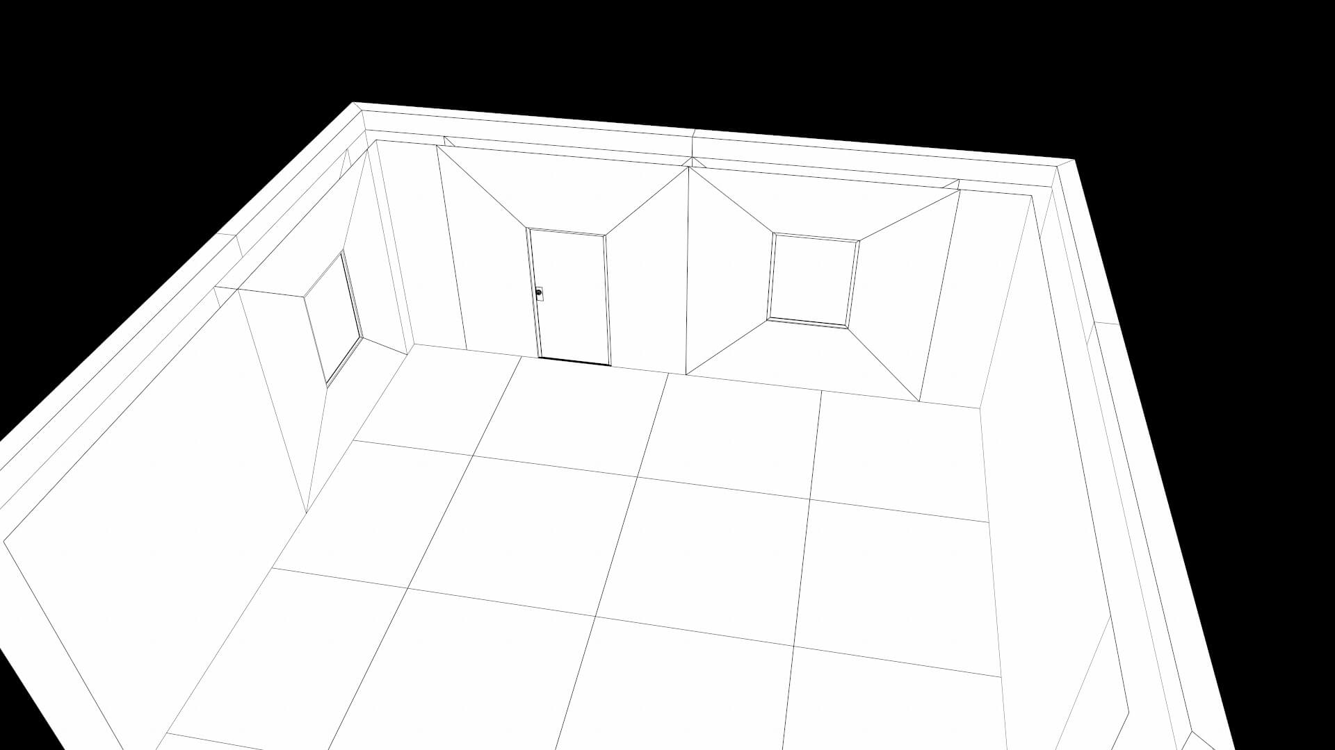 Low Poly Old House With Interior - 3D Model by Hend_Z