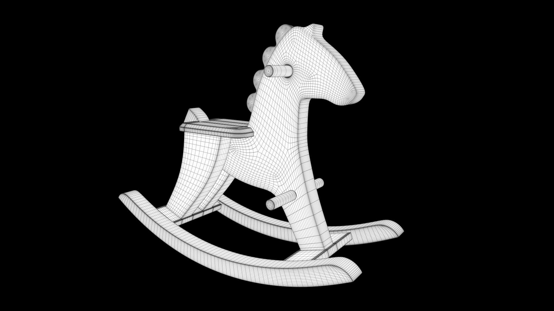 Rocking Horse - 3D Model by Hend_Z