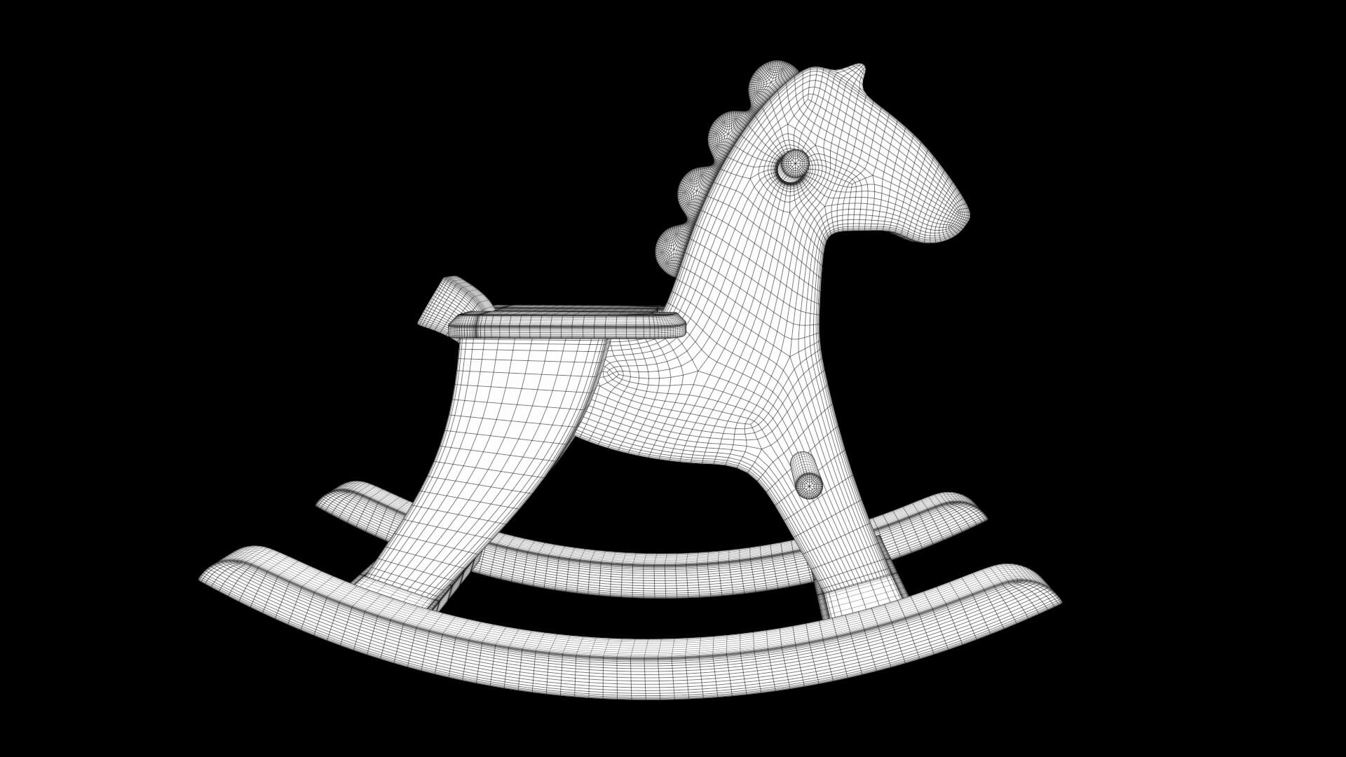 Rocking Horse - 3D Model by Hend_Z