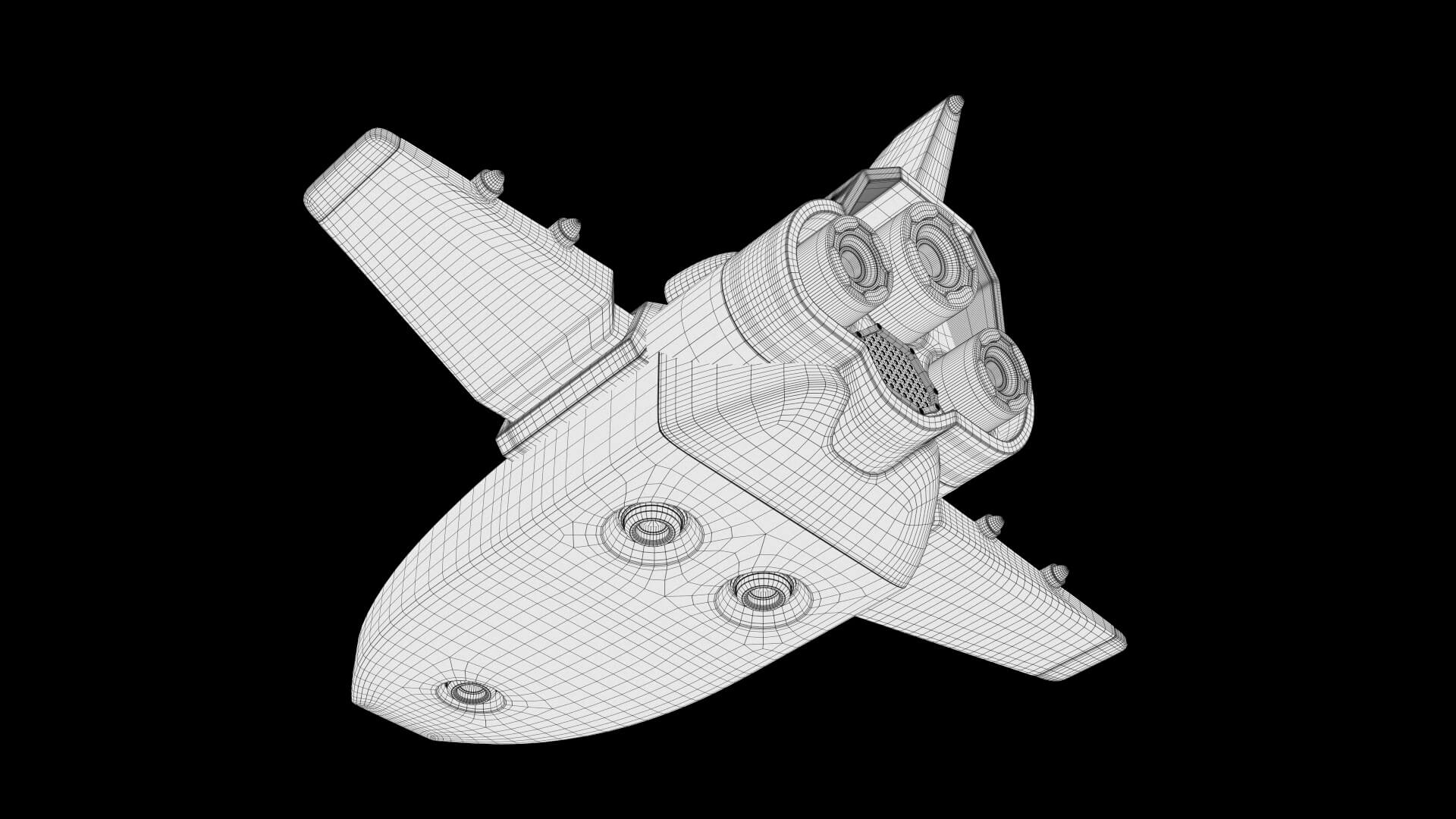 Sci-Fi Vehicle With Interior 3D Model by Hend_Z