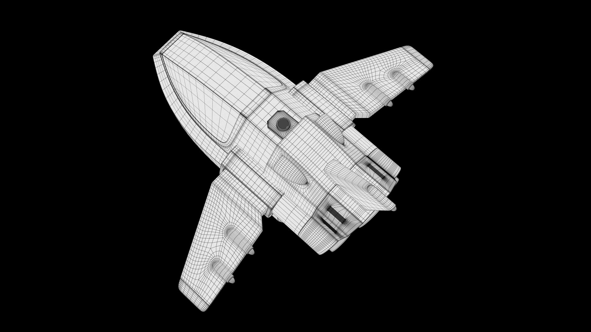 Sci-Fi Vehicle With Interior 3D Model by Hend_Z