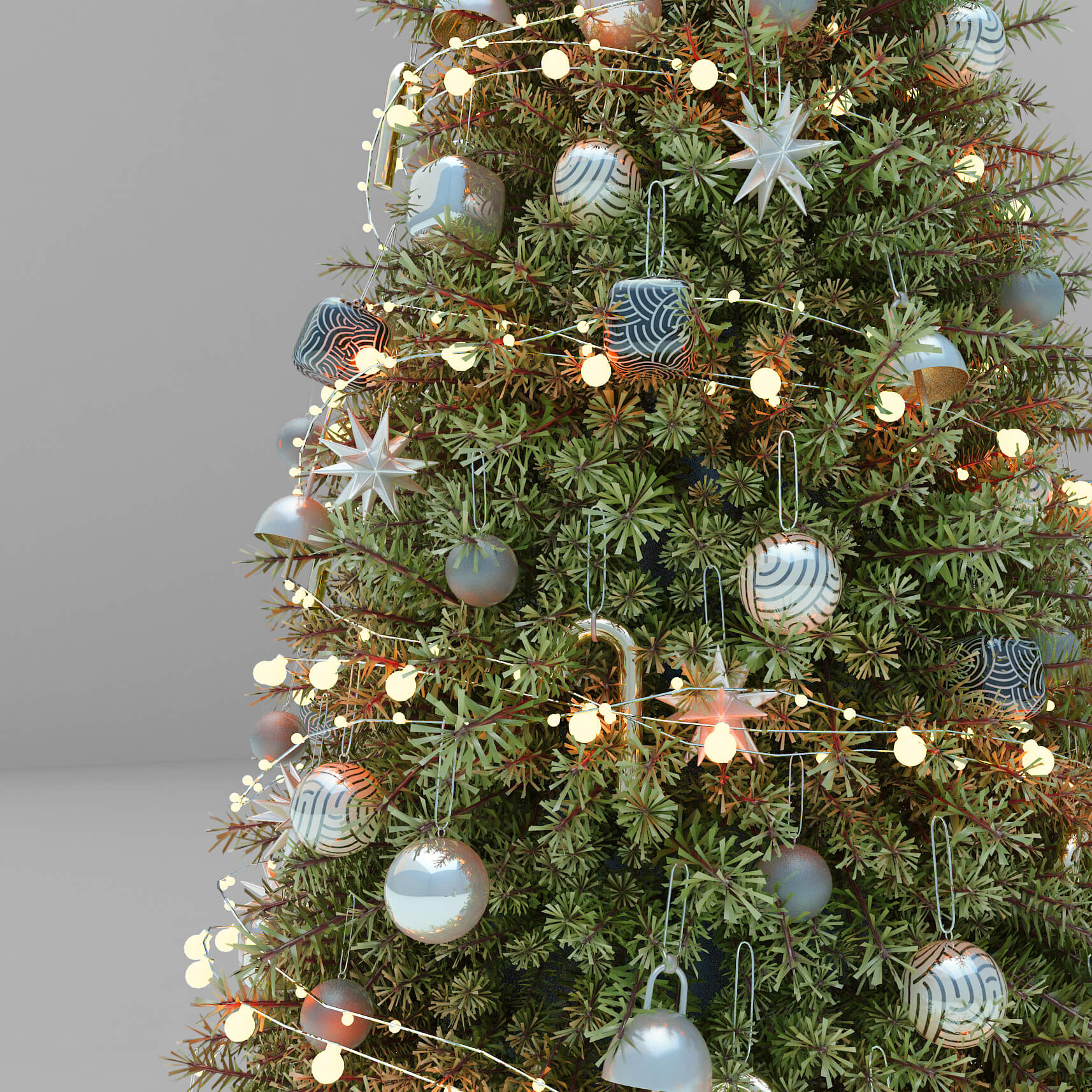 Modern Christmas Tree - 3D Model by HENGJR