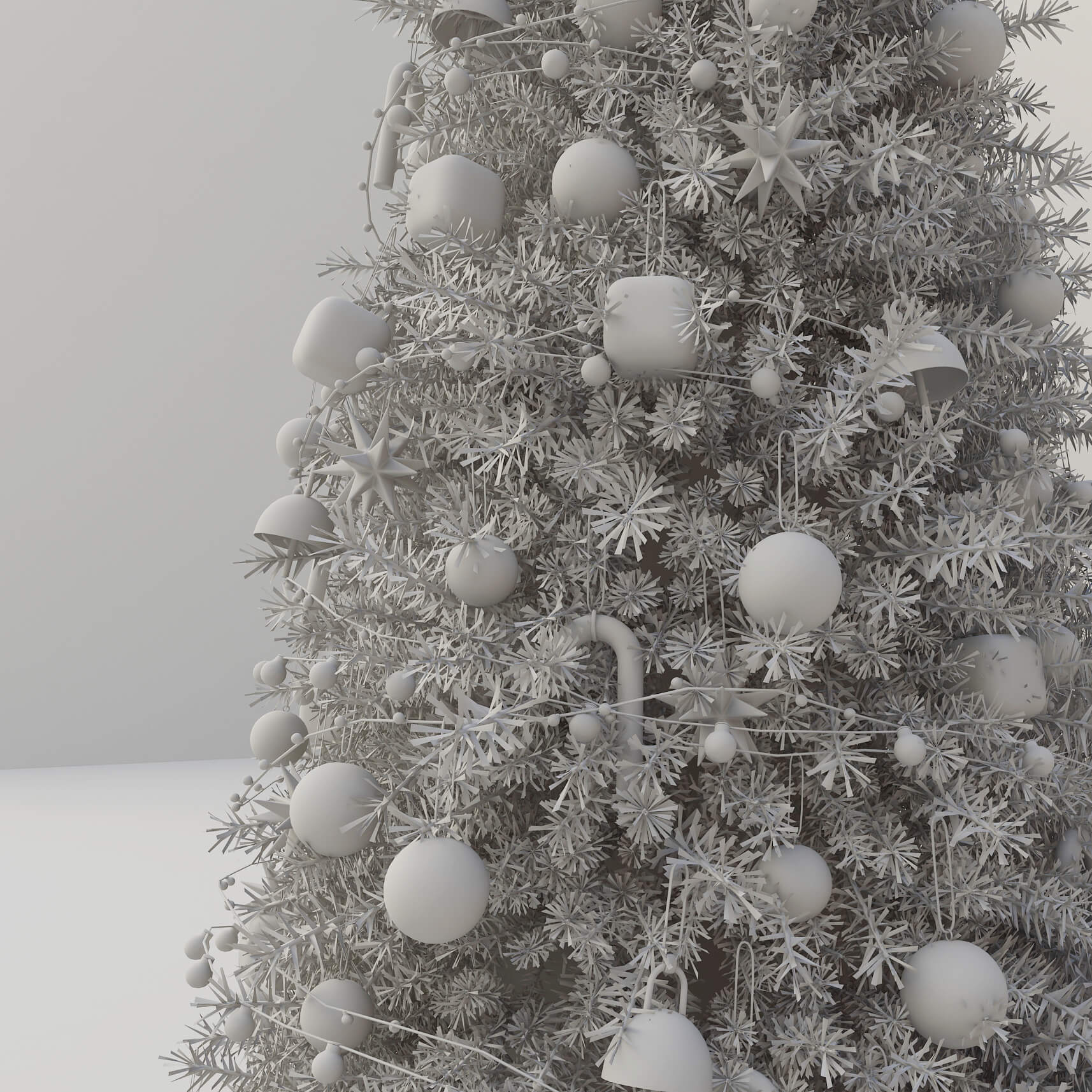 Modern Christmas Tree - 3D Model by HENGJR