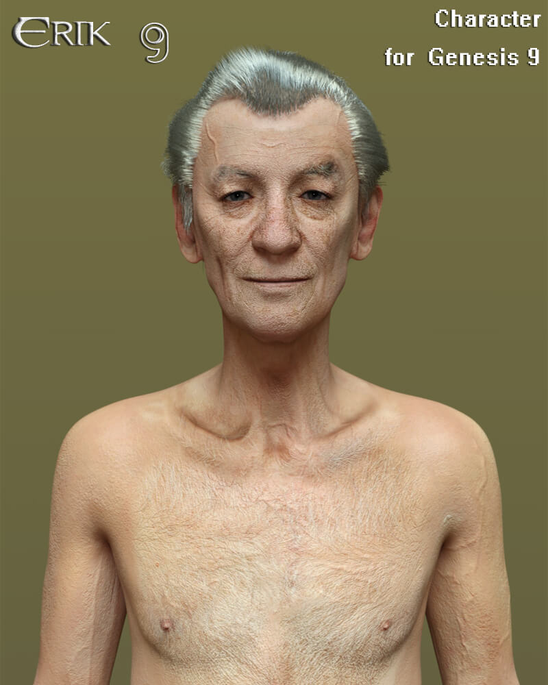 Erik Character Set for Genesis 9 - Daz Content by Henrika
