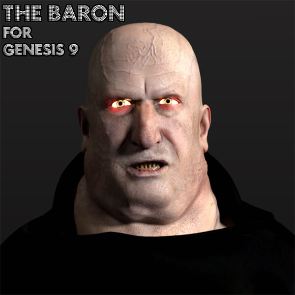 The Baron cometh! 3D Render, Digital Art by Henrika