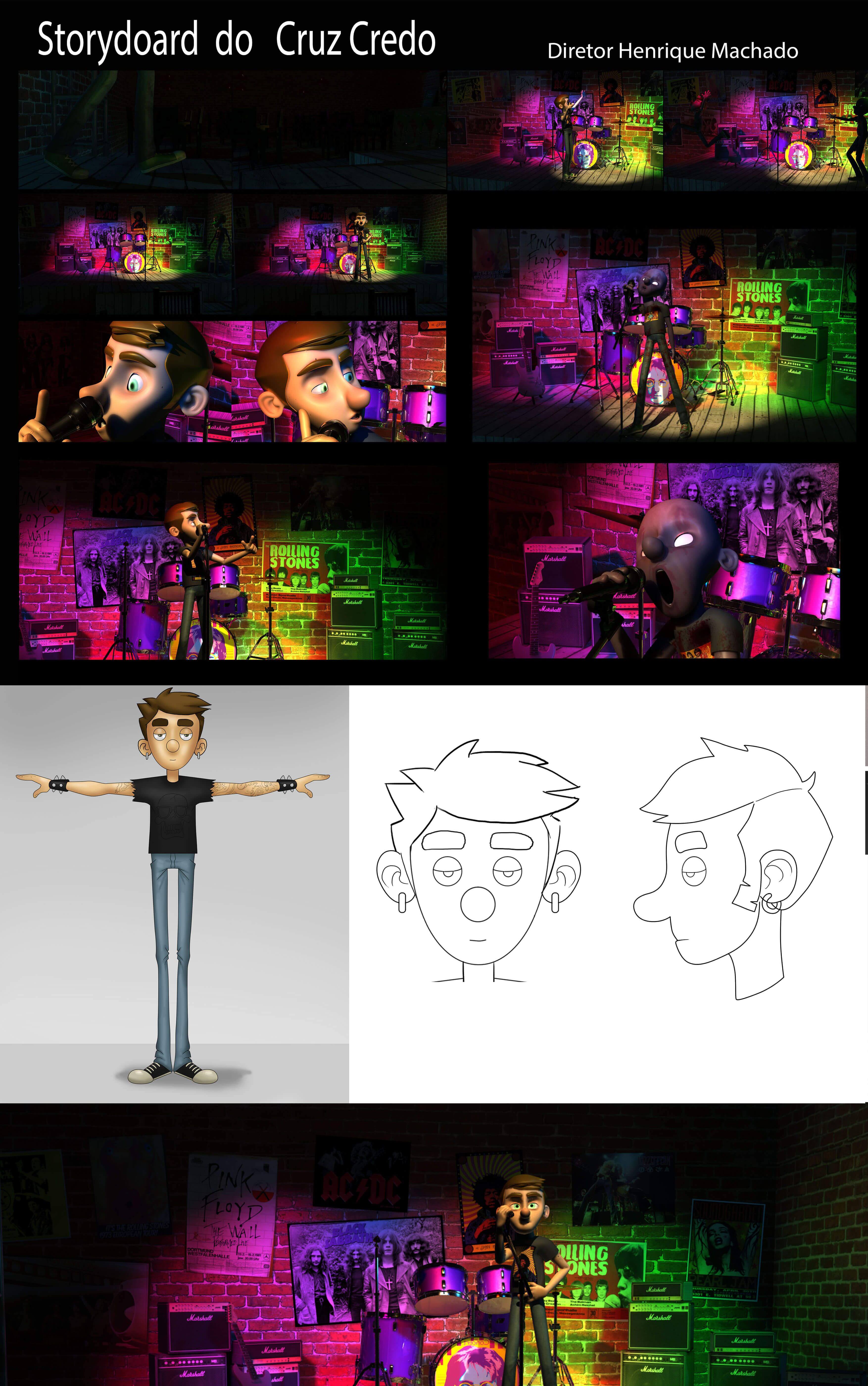 Animation Cruz Credo (Max) 3D Render by henriquemachado