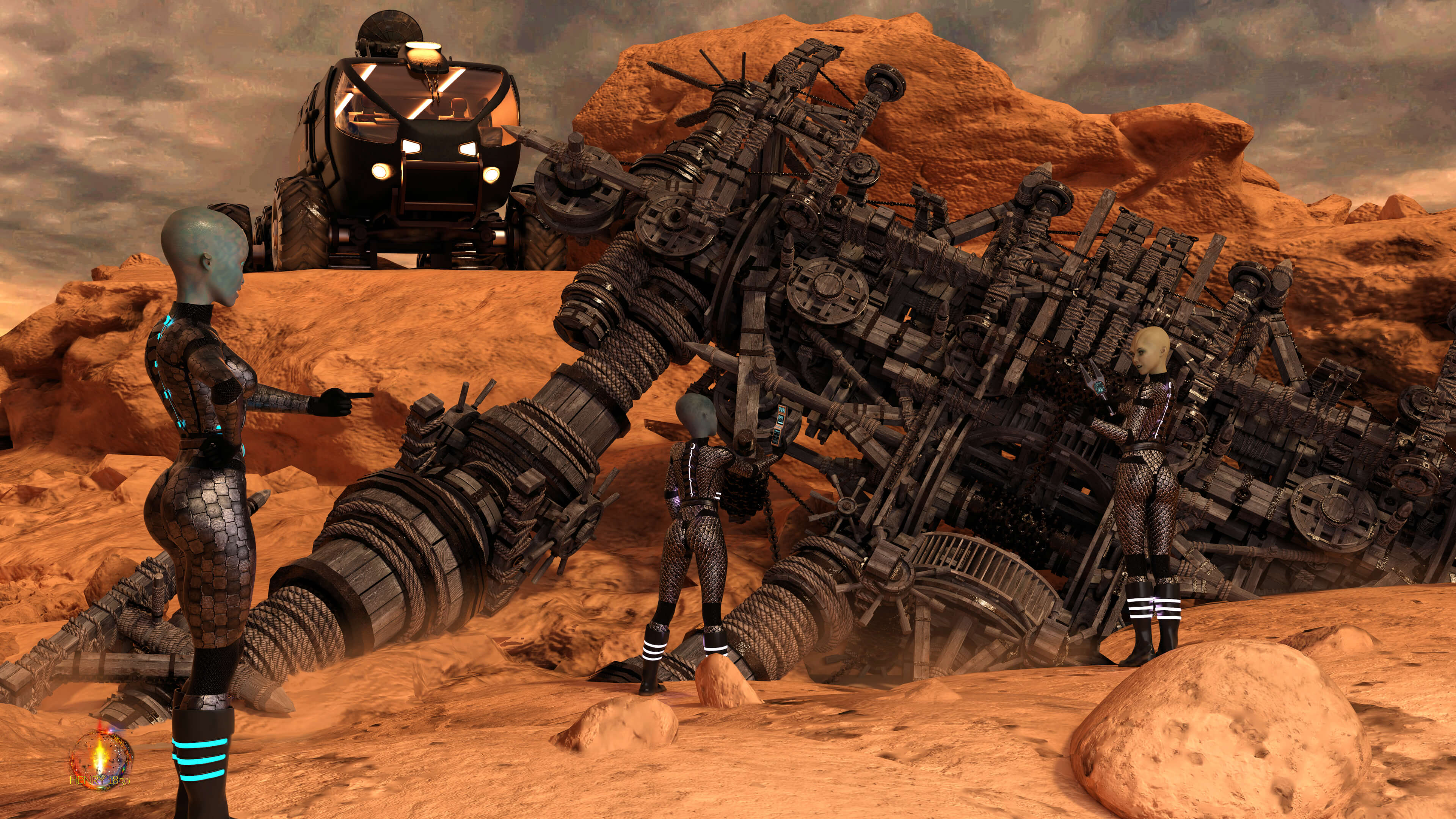 Future Archaeology 3D Render, Digital Art by Henry1850