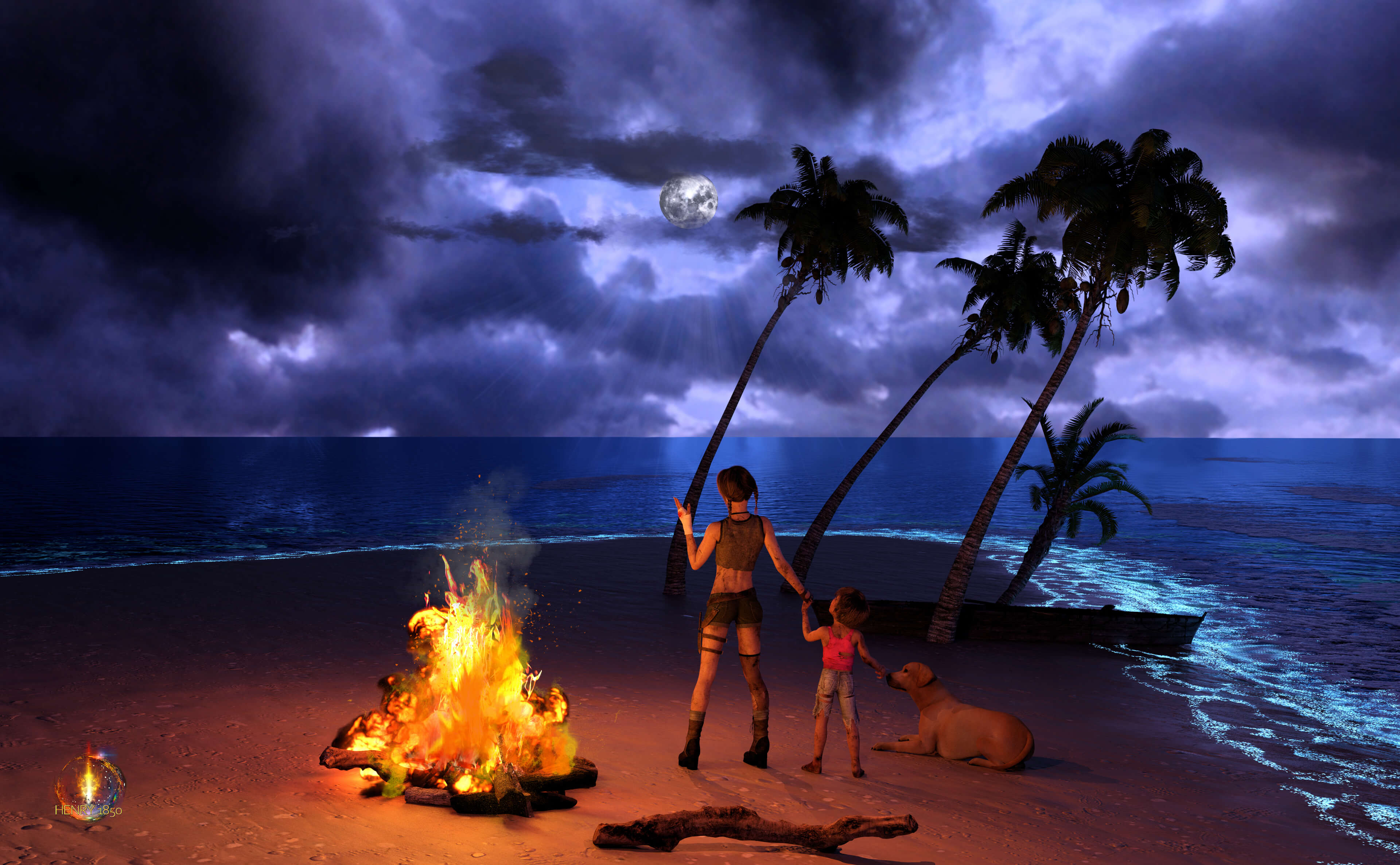 Stranded 3D Render, Digital Art by Henry1850