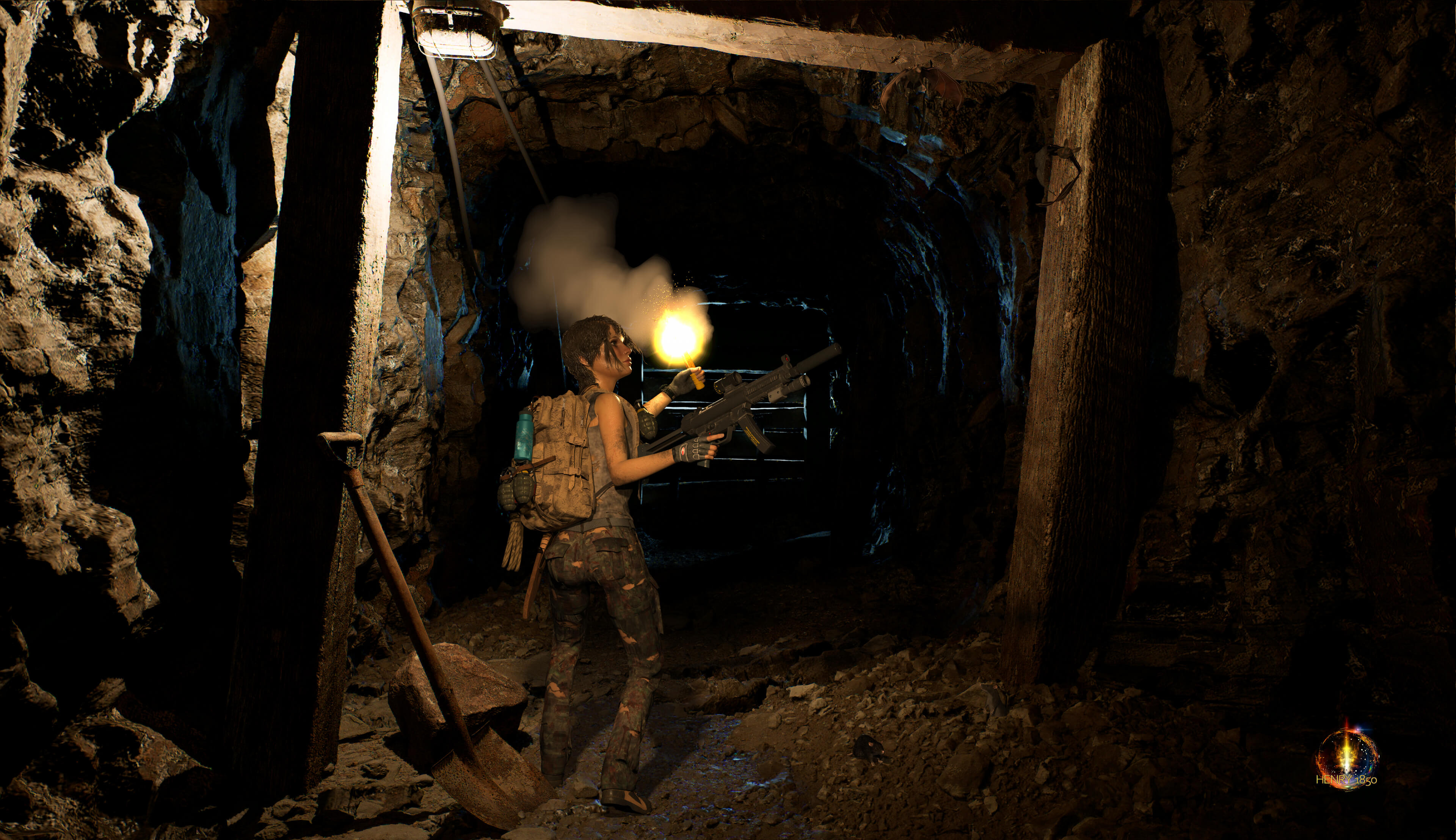 The old mine 3D Render, Digital Art by Henry1850