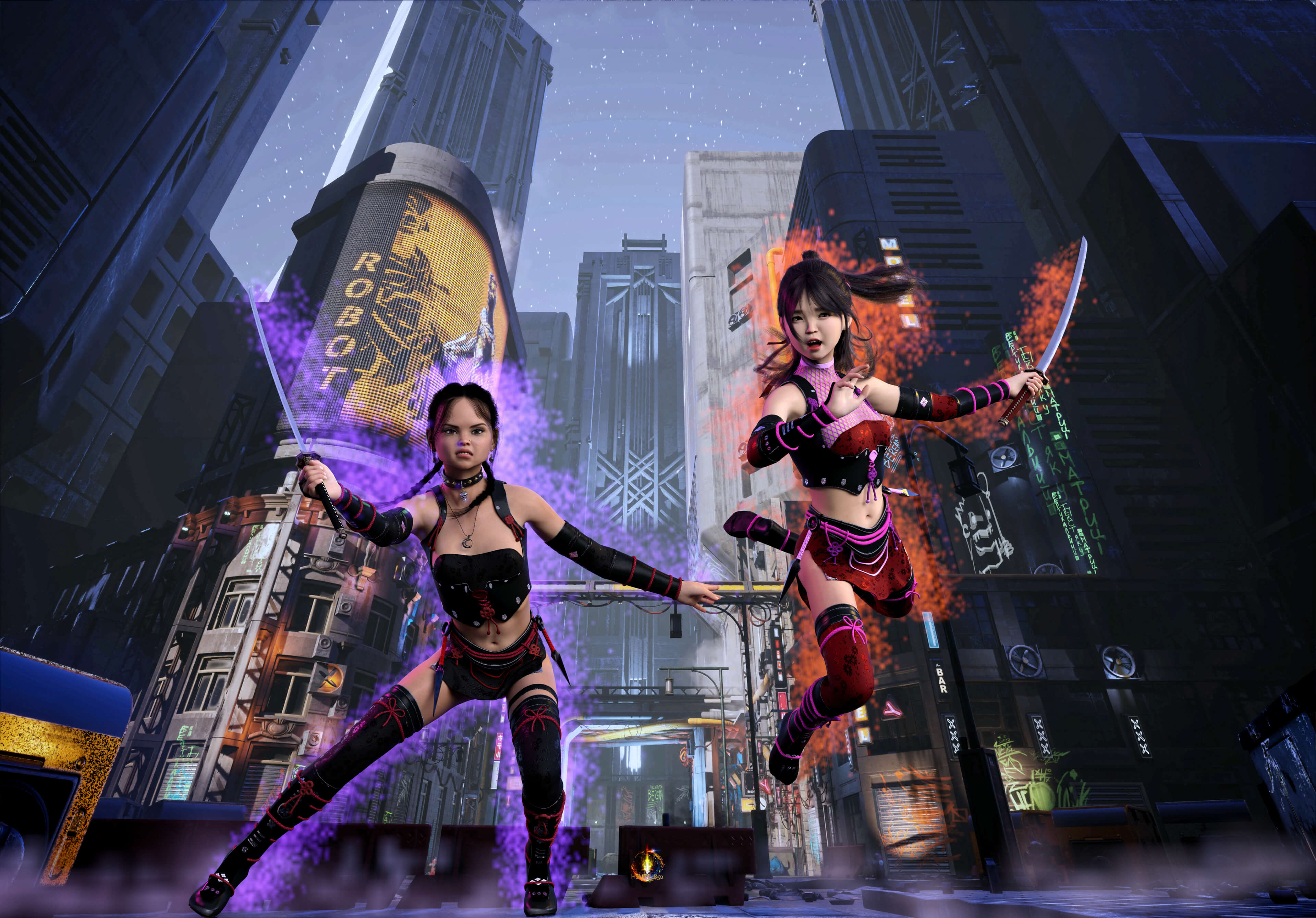 Time Slicers 3D Render, Digital Art by Henry1850