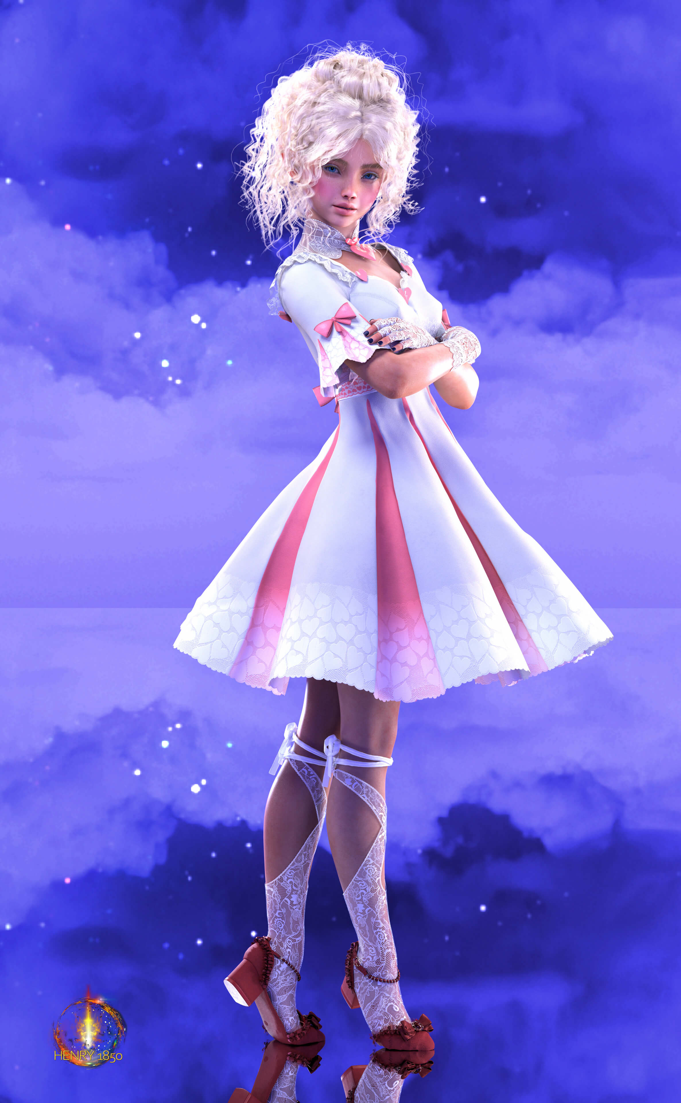 Yani 3D Render, Digital Art by Henry1850