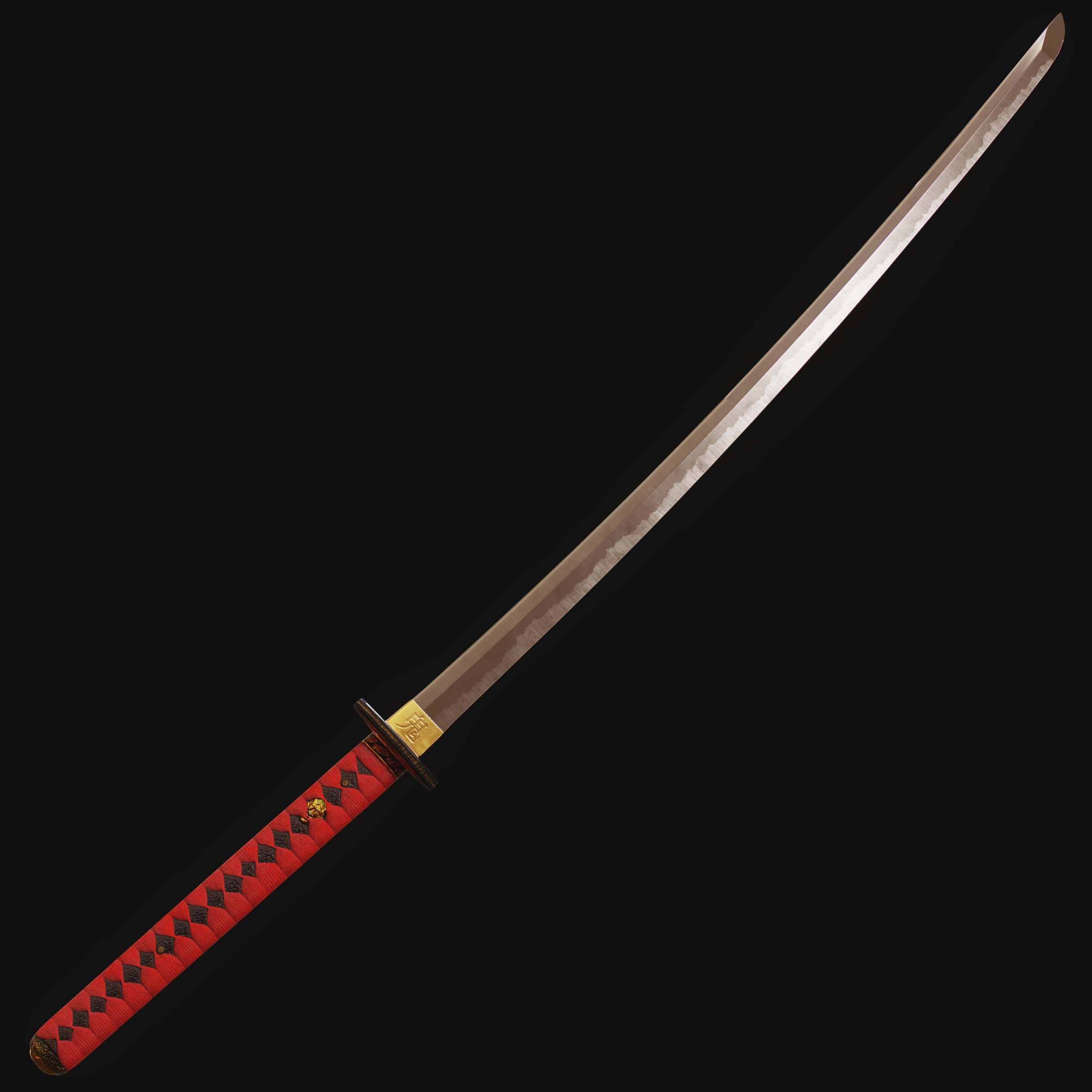 Oni Katana - 3D Model by henryrietra