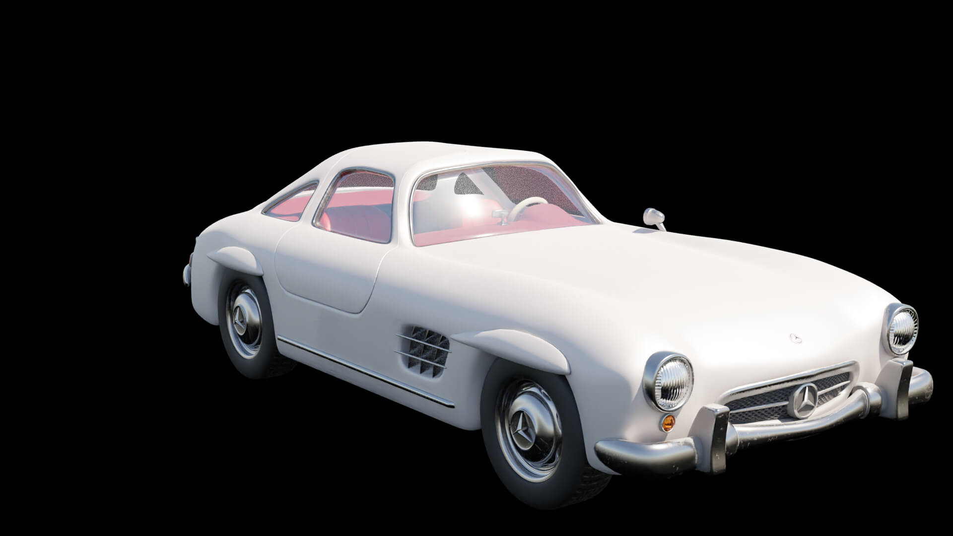 Mercedes-Benz W198 300SL 3D Model by Herdid