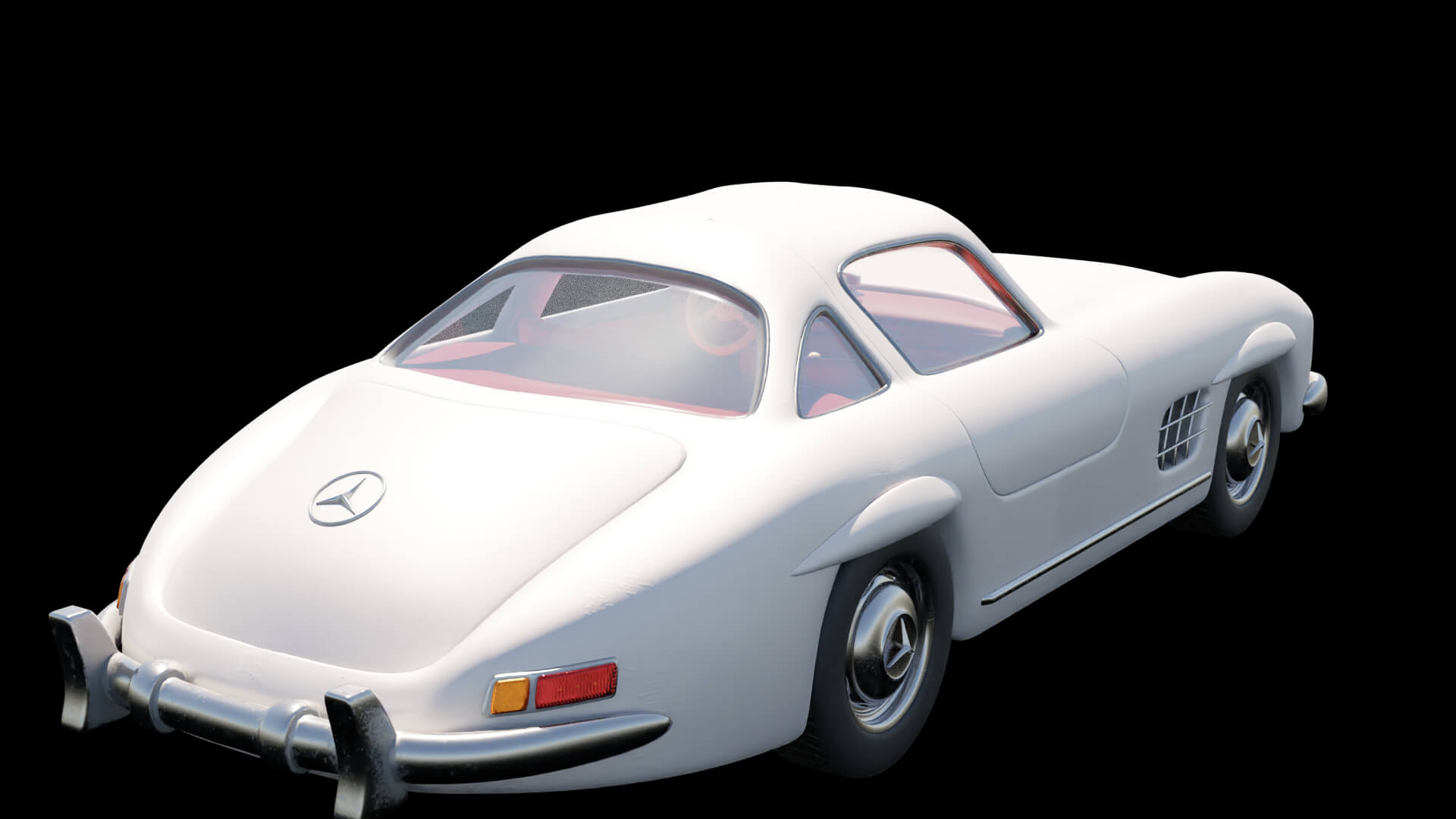 Mercedes-Benz W198 300SL 3D Model by Herdid