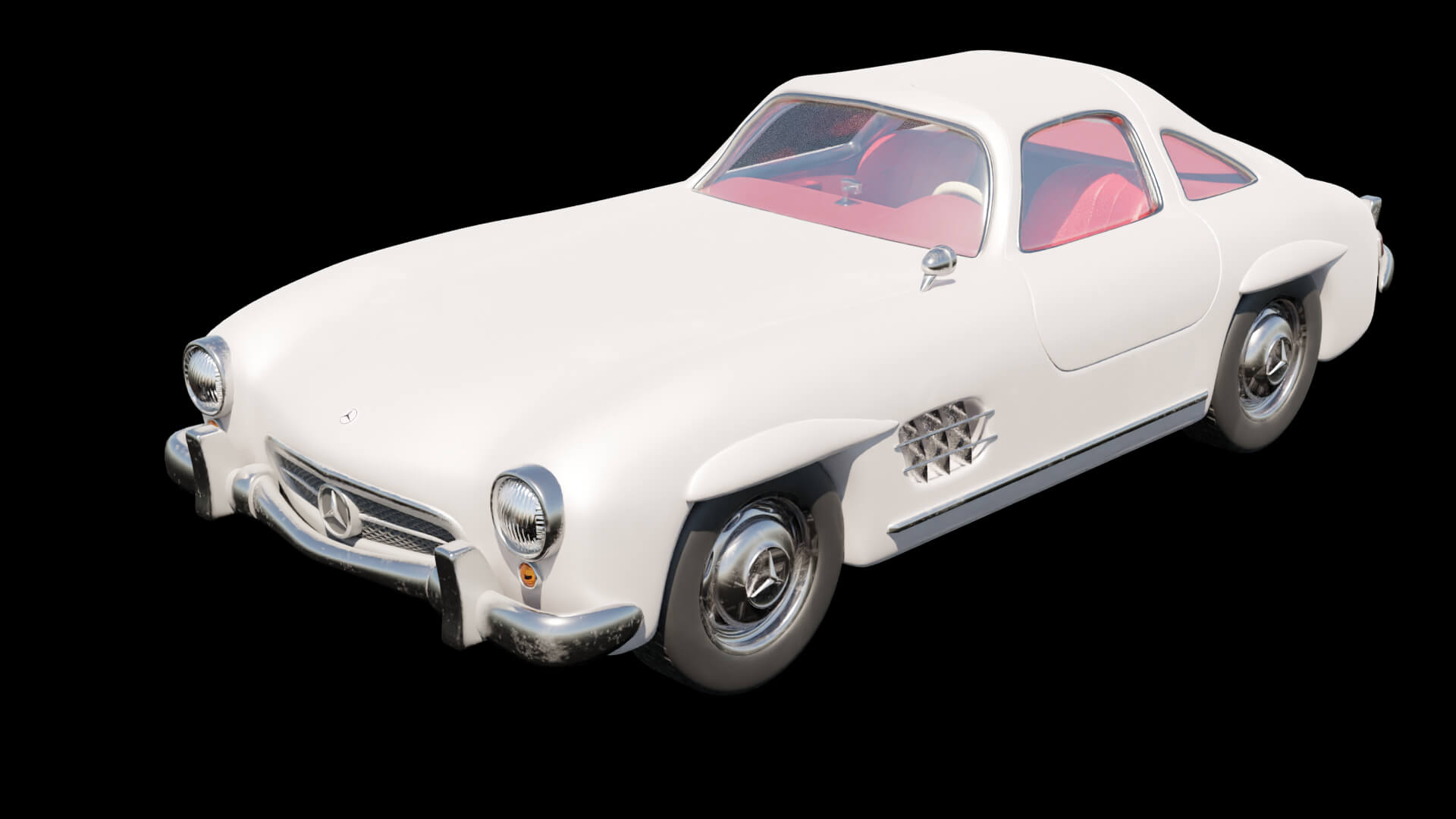 Mercedes-Benz W198 300SL 3D Model by Herdid