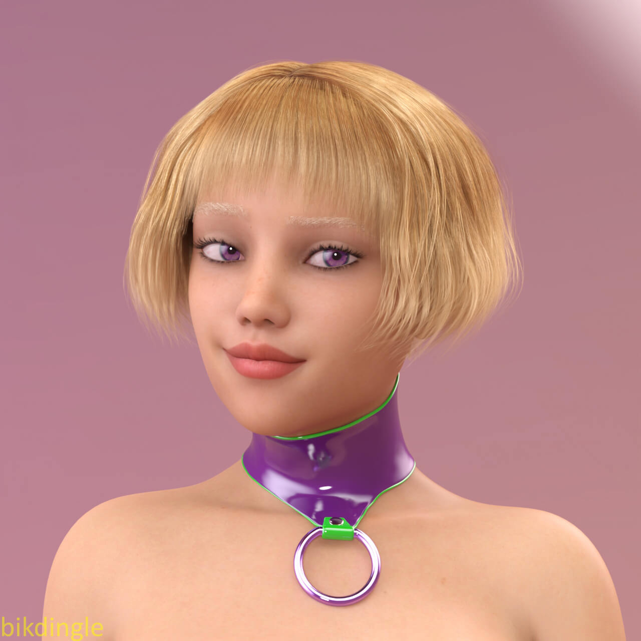 Barrel Collar for G8F - Free Daz Content by Herhey