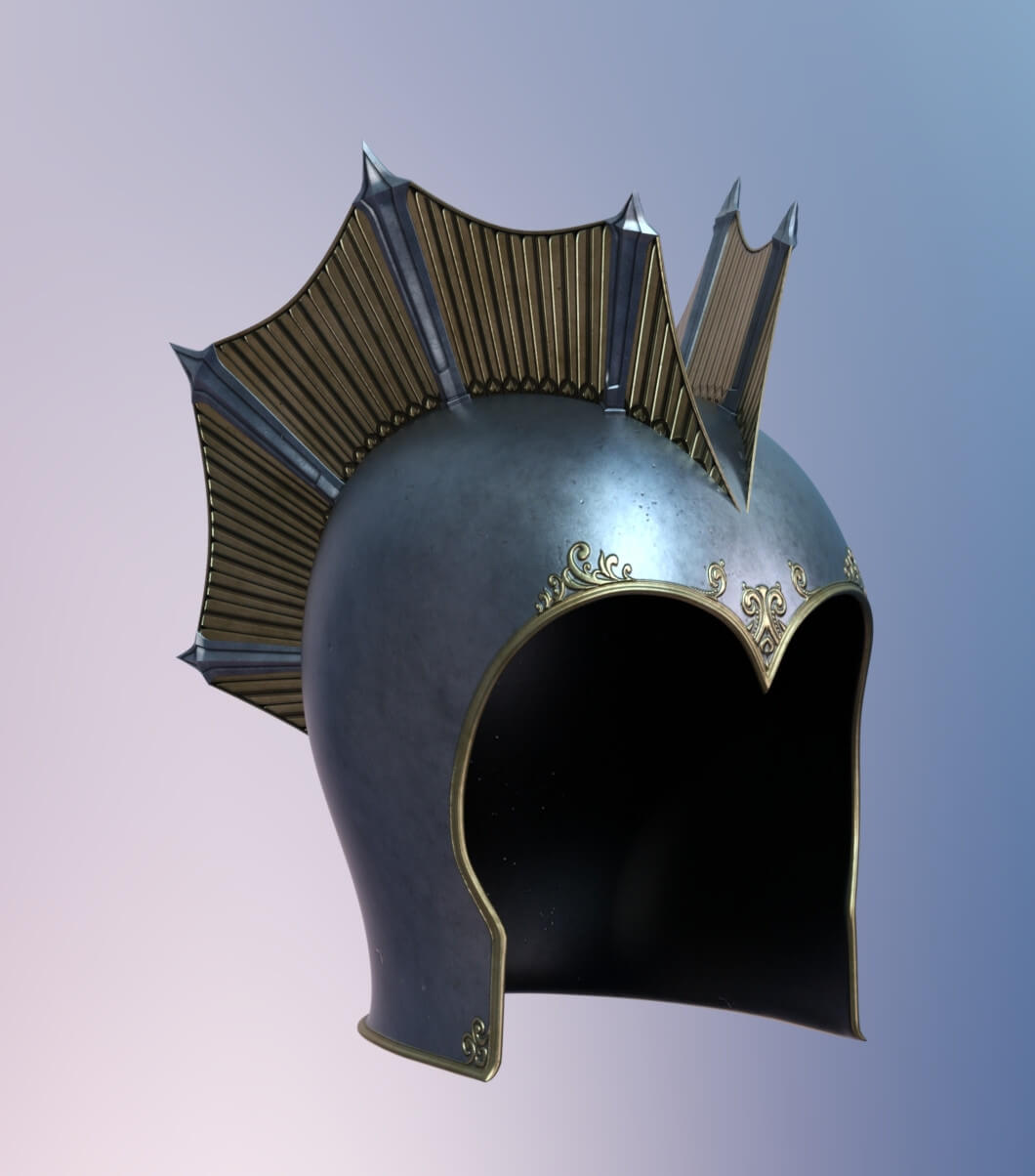 Fantasy Helmet Alpha - Daz Content by Herhey